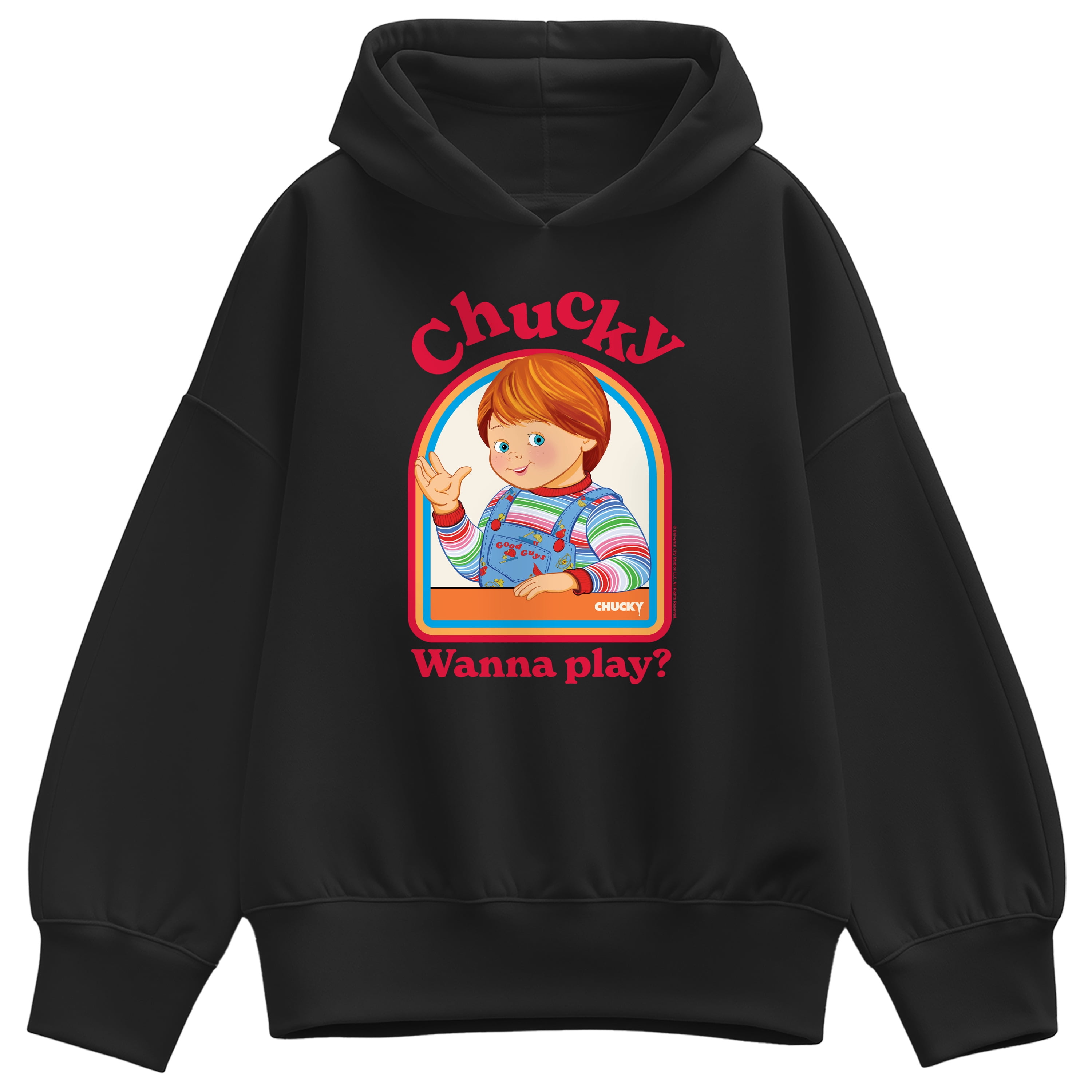 Chucky - Friendly, Wanna Play - Women's Oversized Fleece Hoodie ...