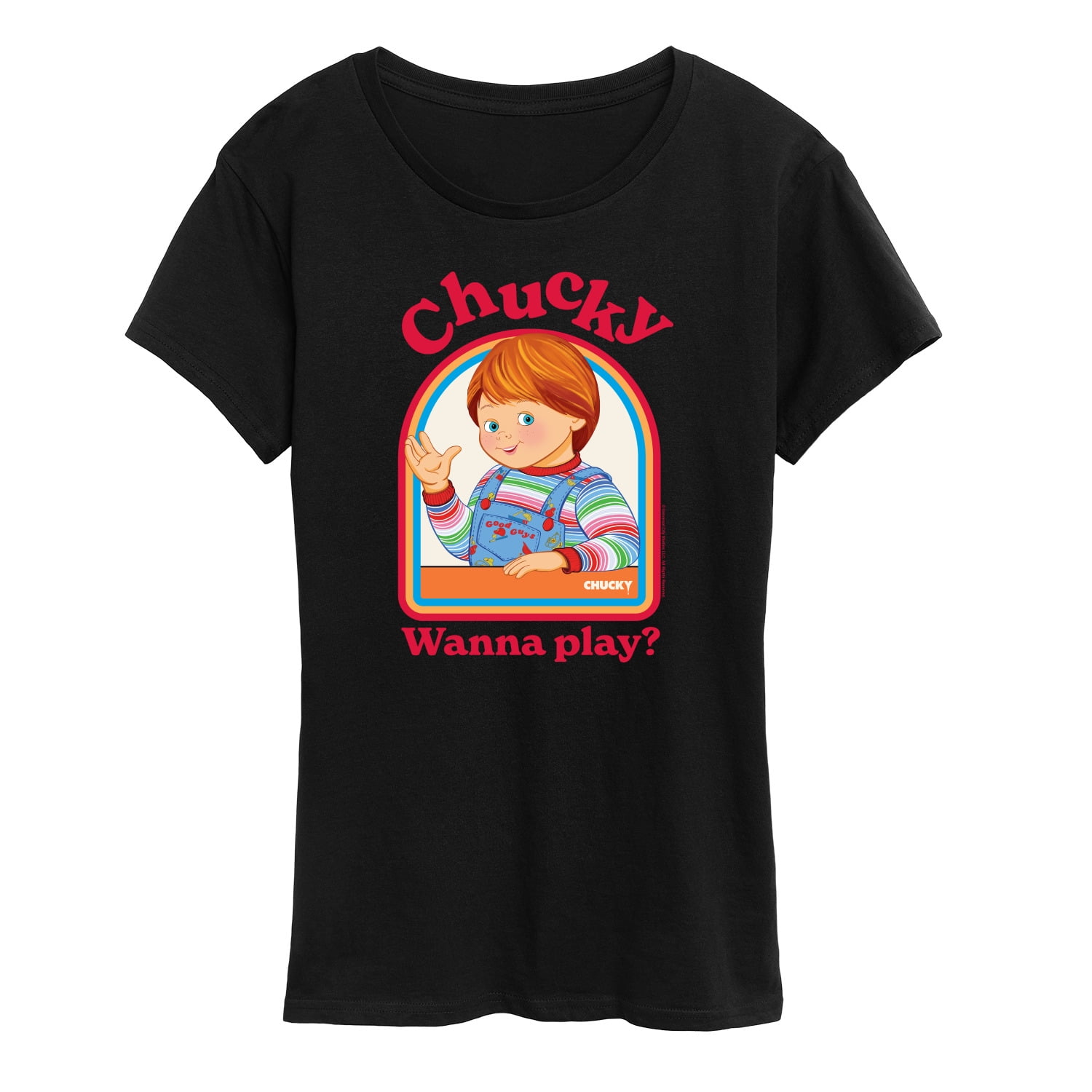 Chucky - Friendly, Wanna Play - Women's Short Sleeve Graphic T-Shirt ...