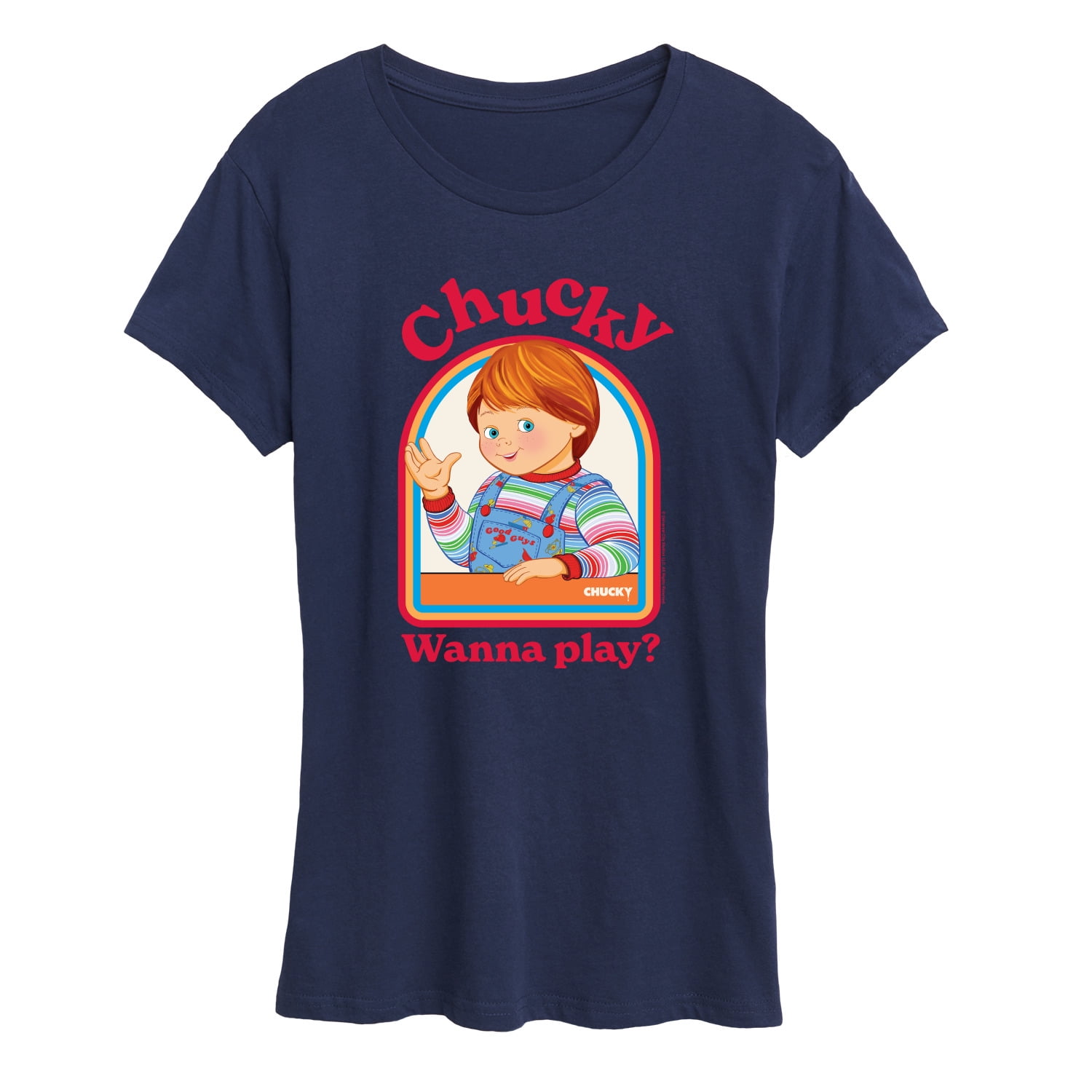 Chucky - Friendly, Wanna Play - Women's Short Sleeve Graphic T-Shirt ...