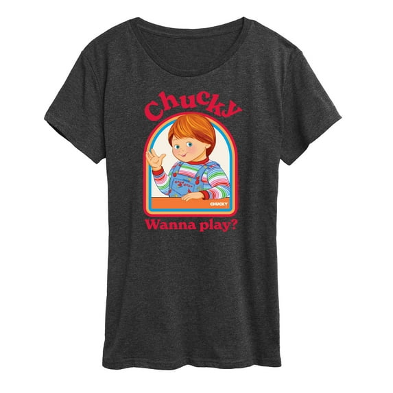 Chucky - Friendly, Wanna Play - Women's Short Sleeve Graphic T-Shirt ...