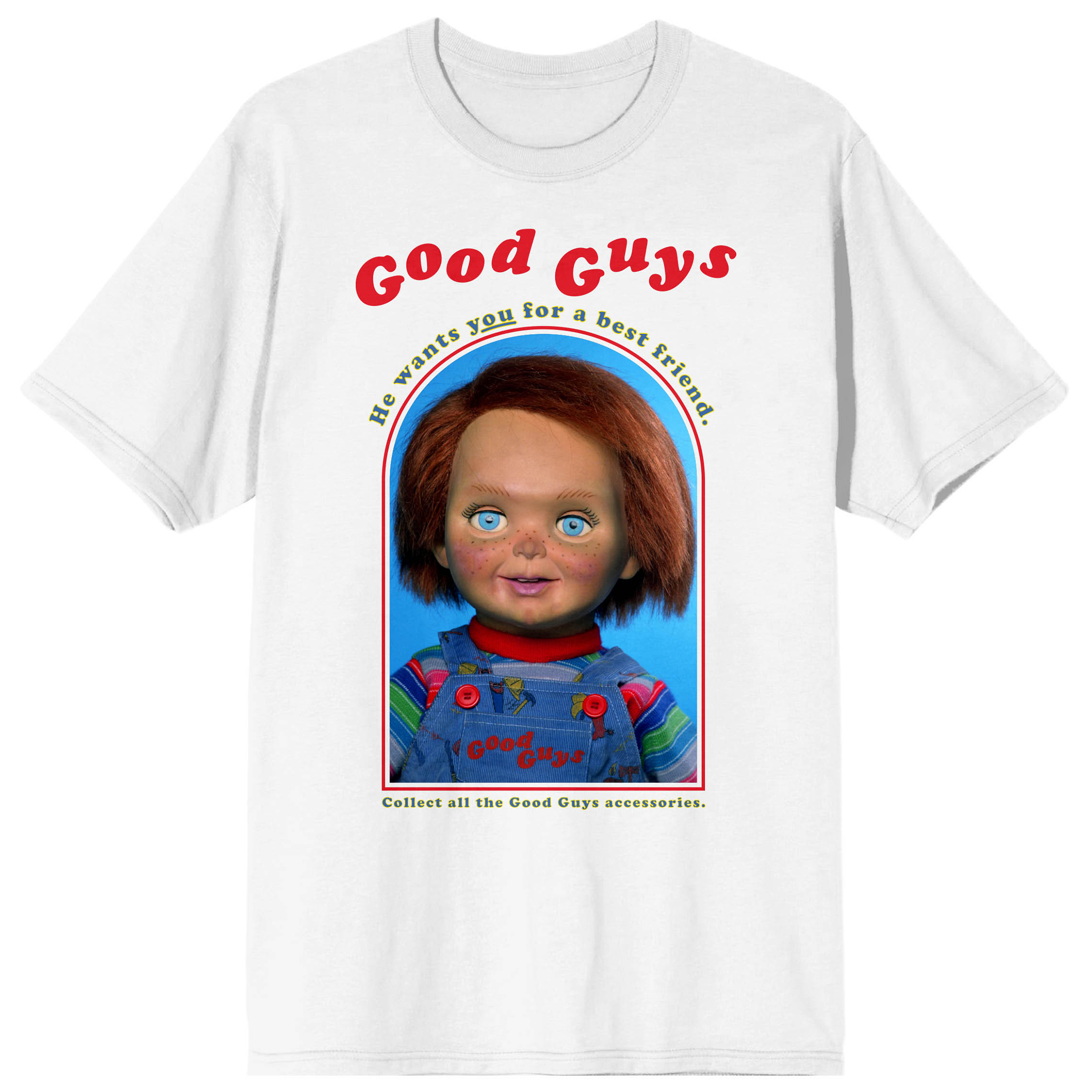 Chucky Good Guys Best Friend Women's White T-shirt-XL - Walmart.com