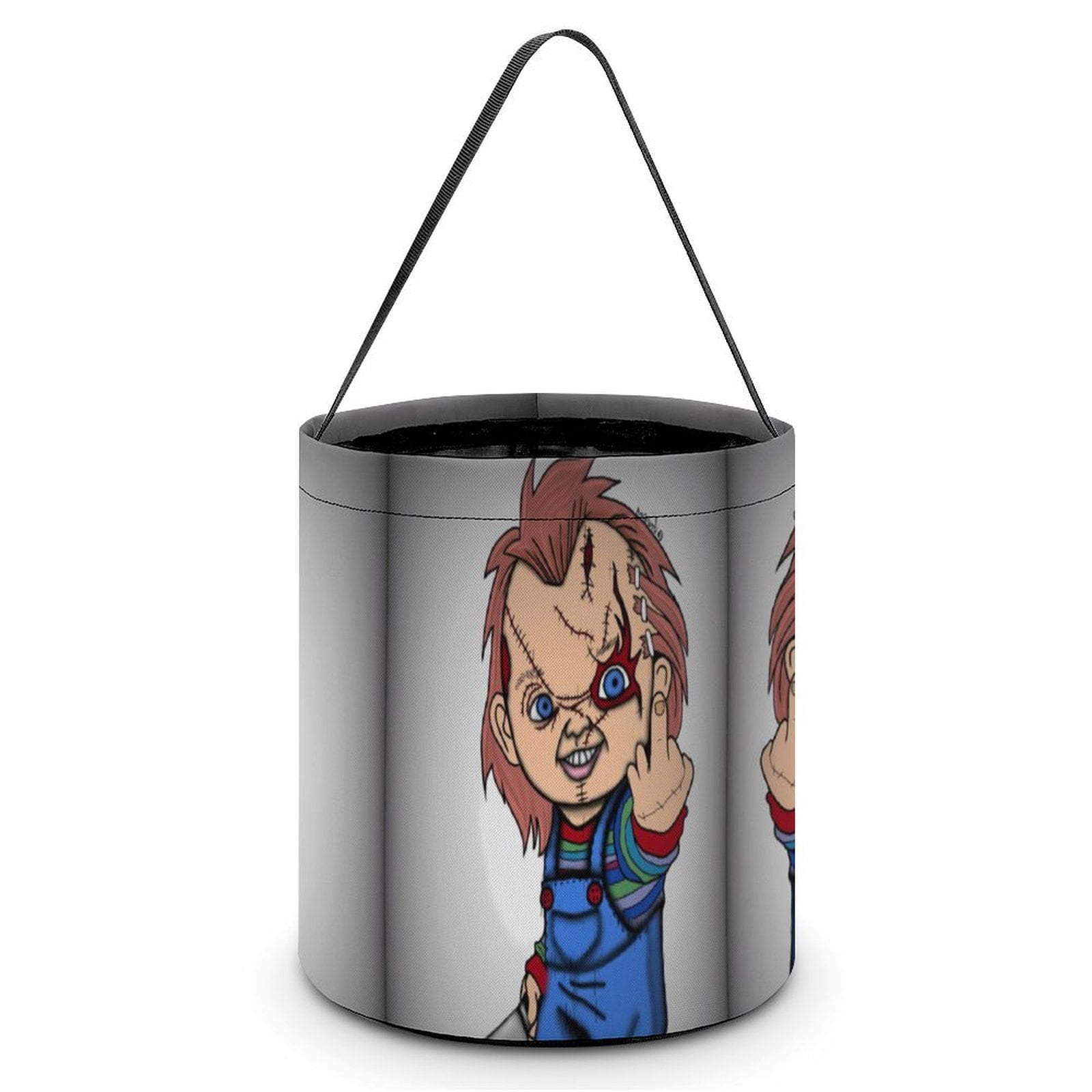 Chucky Halloween Candy Bag, Trick Or Treat Bags - Light Candy Buckets & Tote Bags for Halloween ...