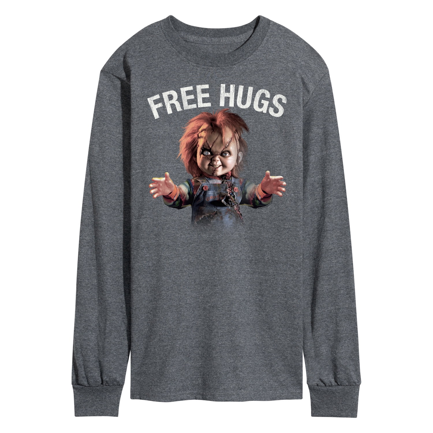 Chucky Free Hugs Mens Long Sleeve T Shirt