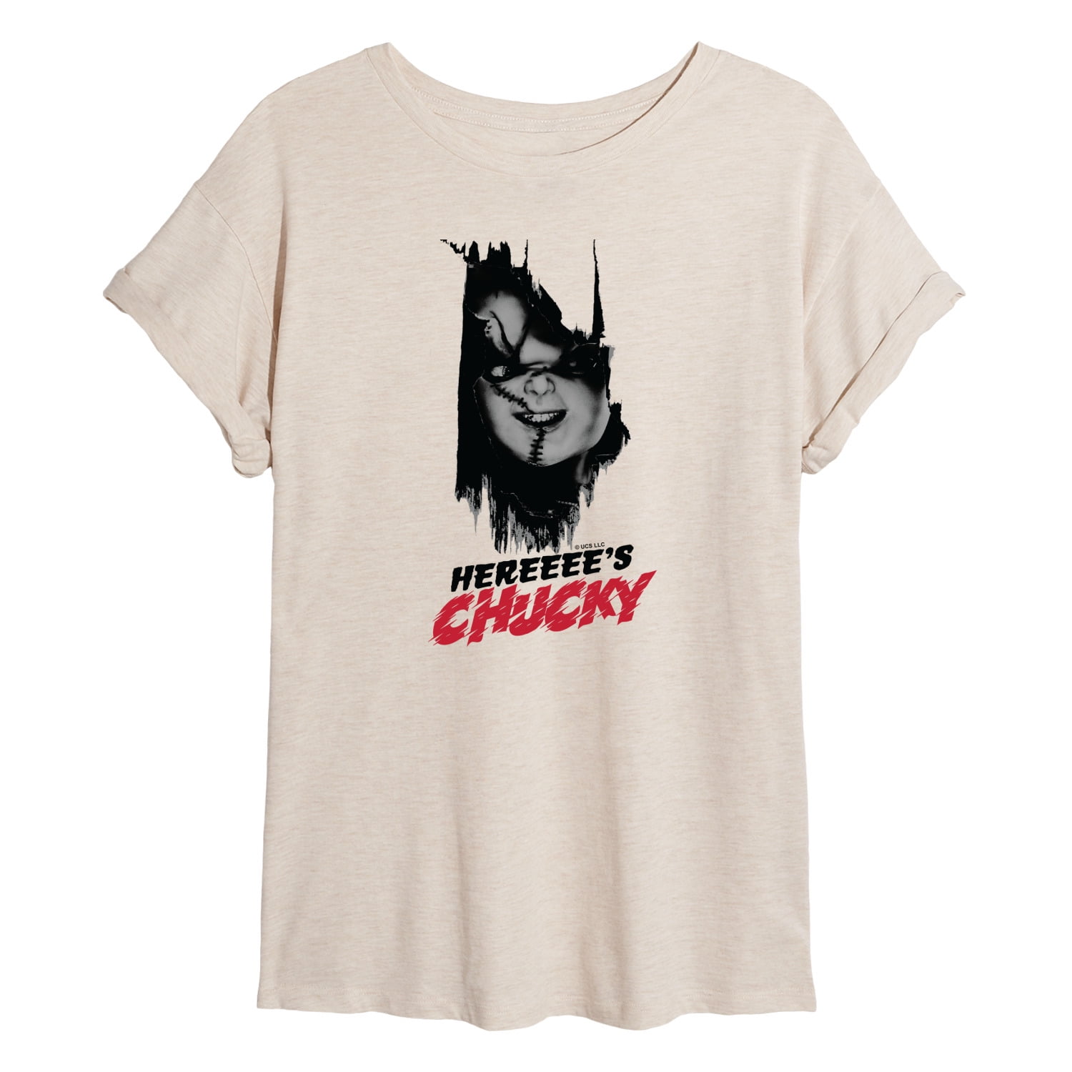 Chucky - Halloween - Here's Chucky - Women's Oversized T-Shirt ...