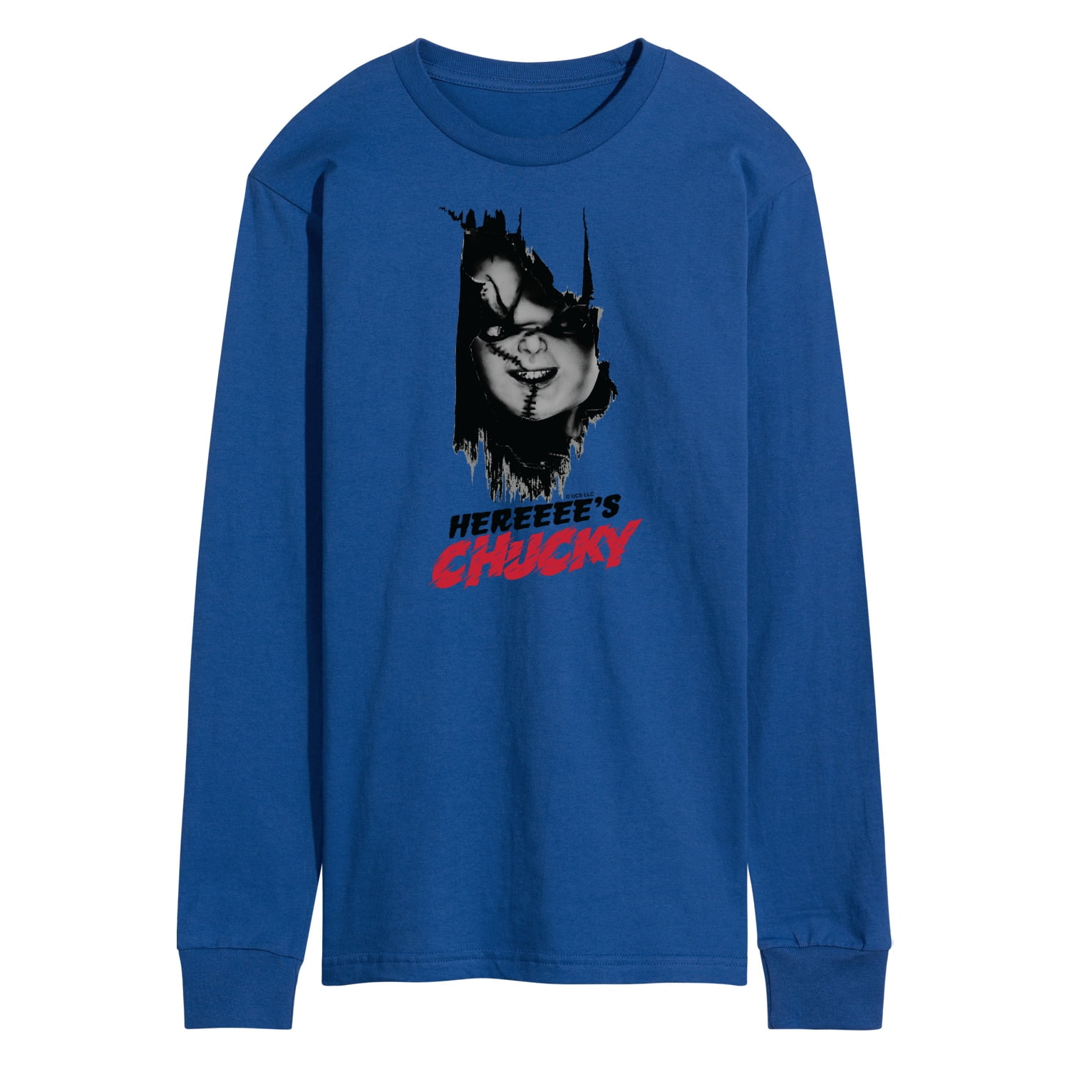 Chucky - Halloween - Here's Chucky - Men's Long Sleeve T-Shirt ...