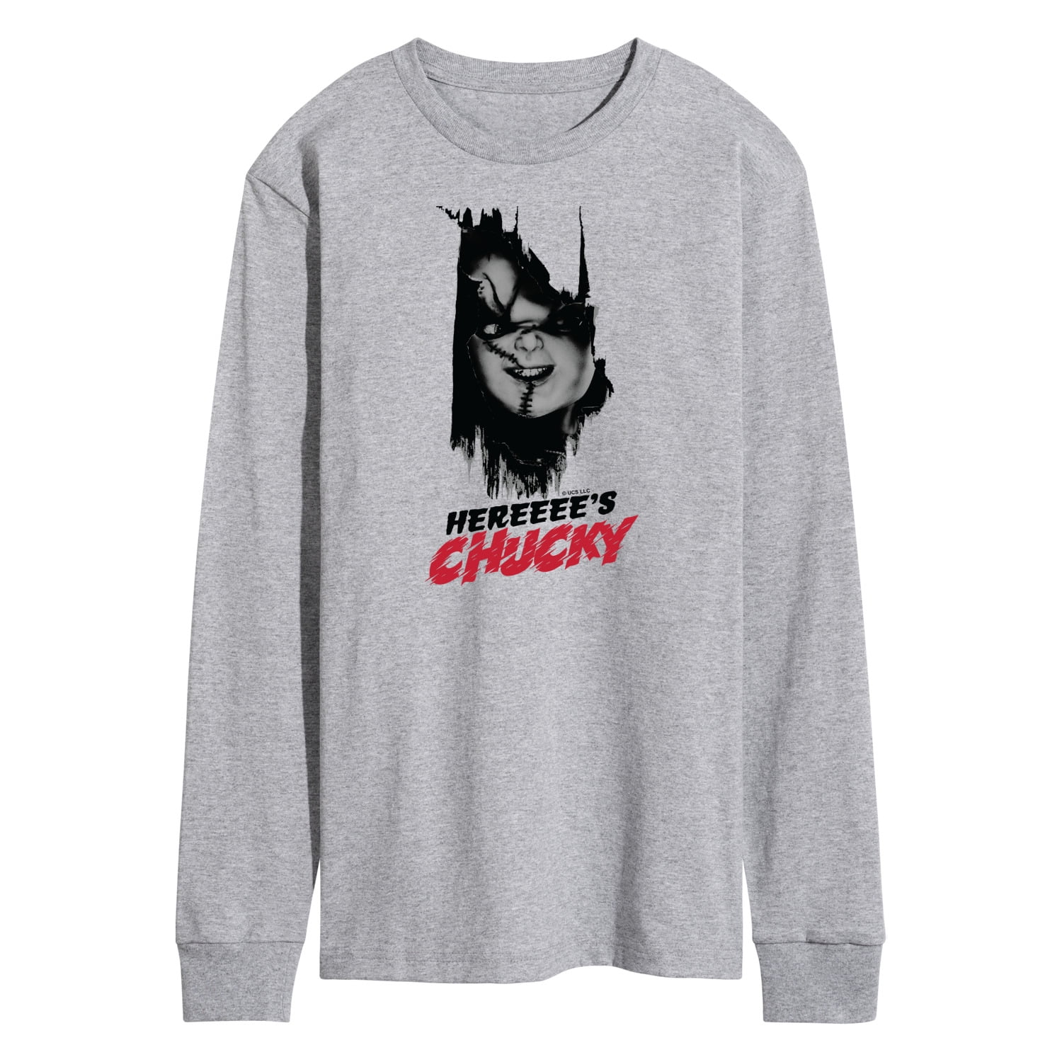 Chucky - Halloween - Here's Chucky - Men's Long Sleeve T-Shirt ...