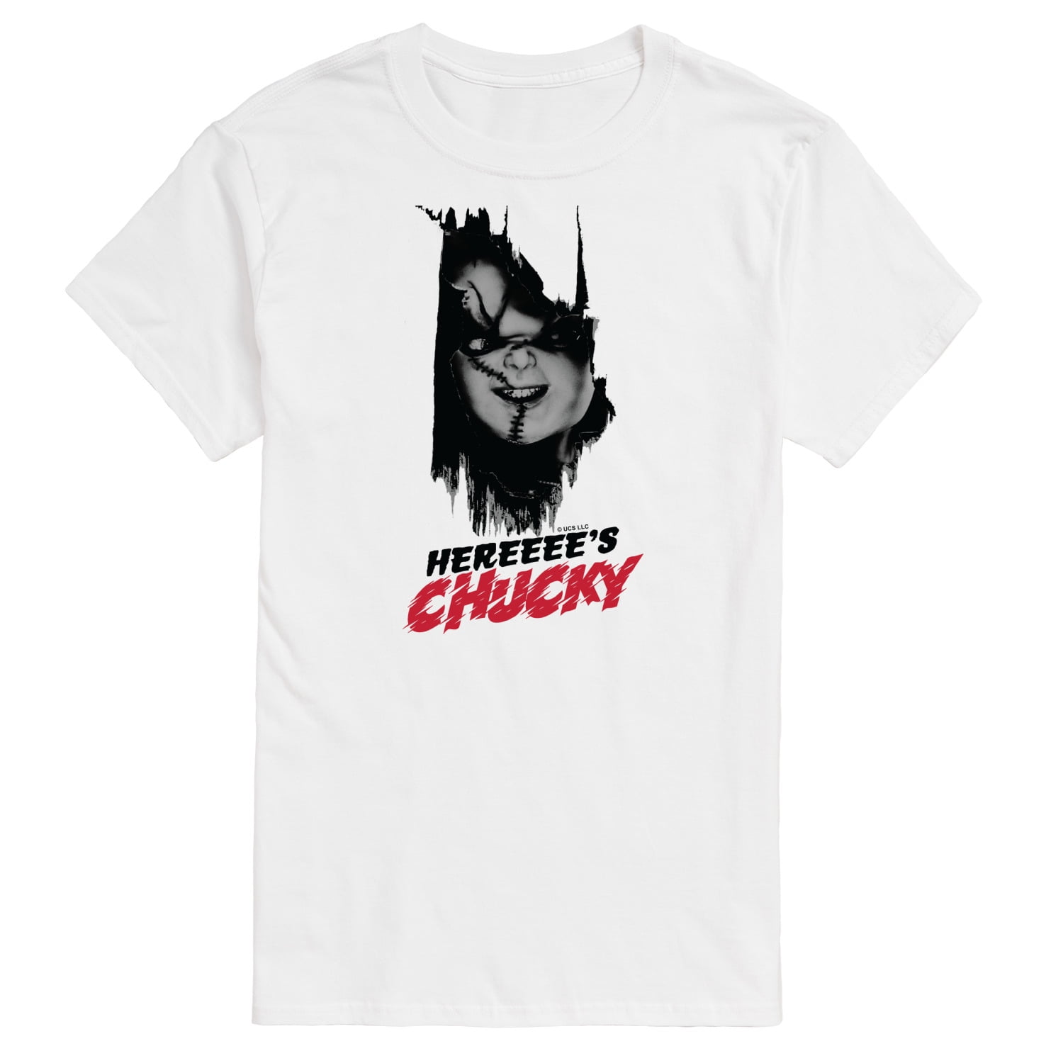 Chucky - Here's Chucky - Men's Short Sleeve Graphic T-Shirt - Walmart.com