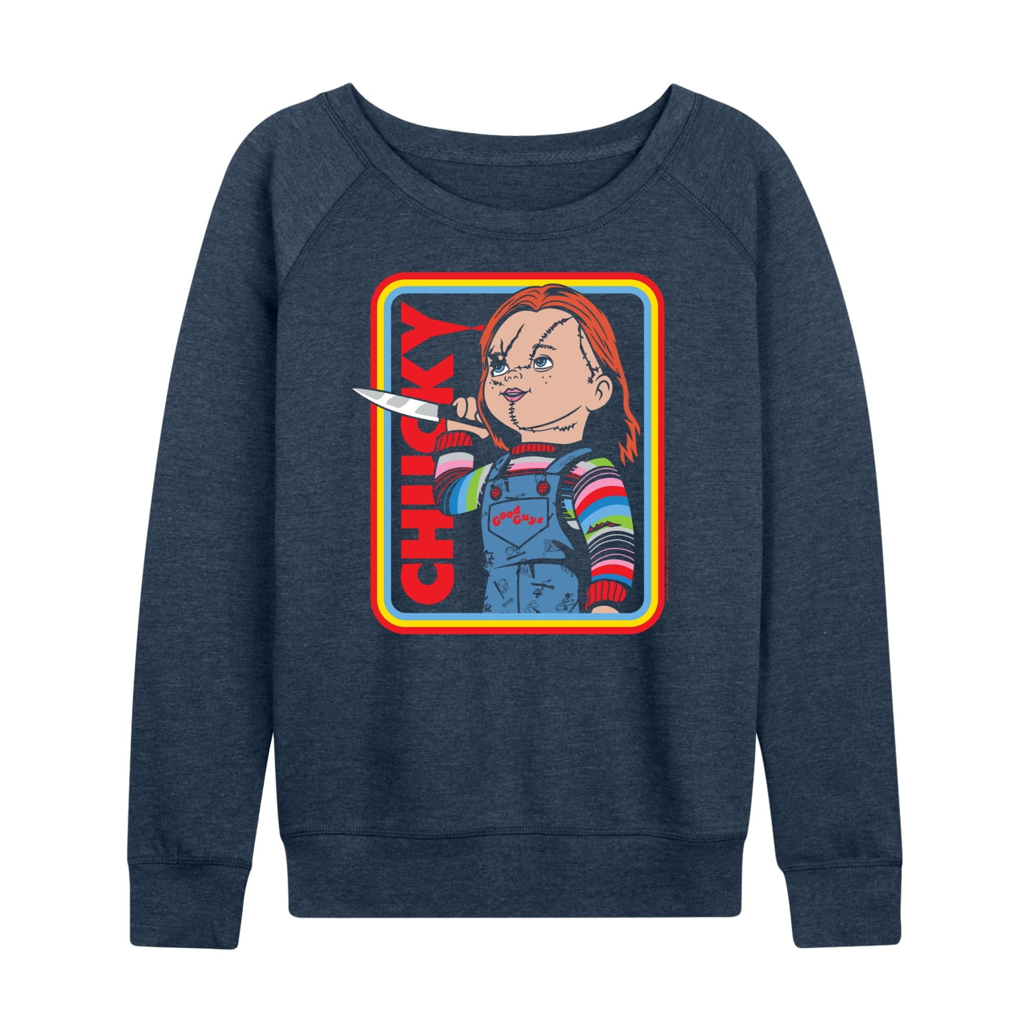 Chucky - Retro Chucky & Knife - Women's Lightweight French Terry Long ...