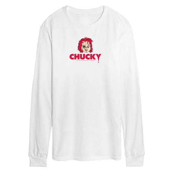 Chucky - Head - Men's Long Sleeve Graphic T-Shirt - Walmart.com