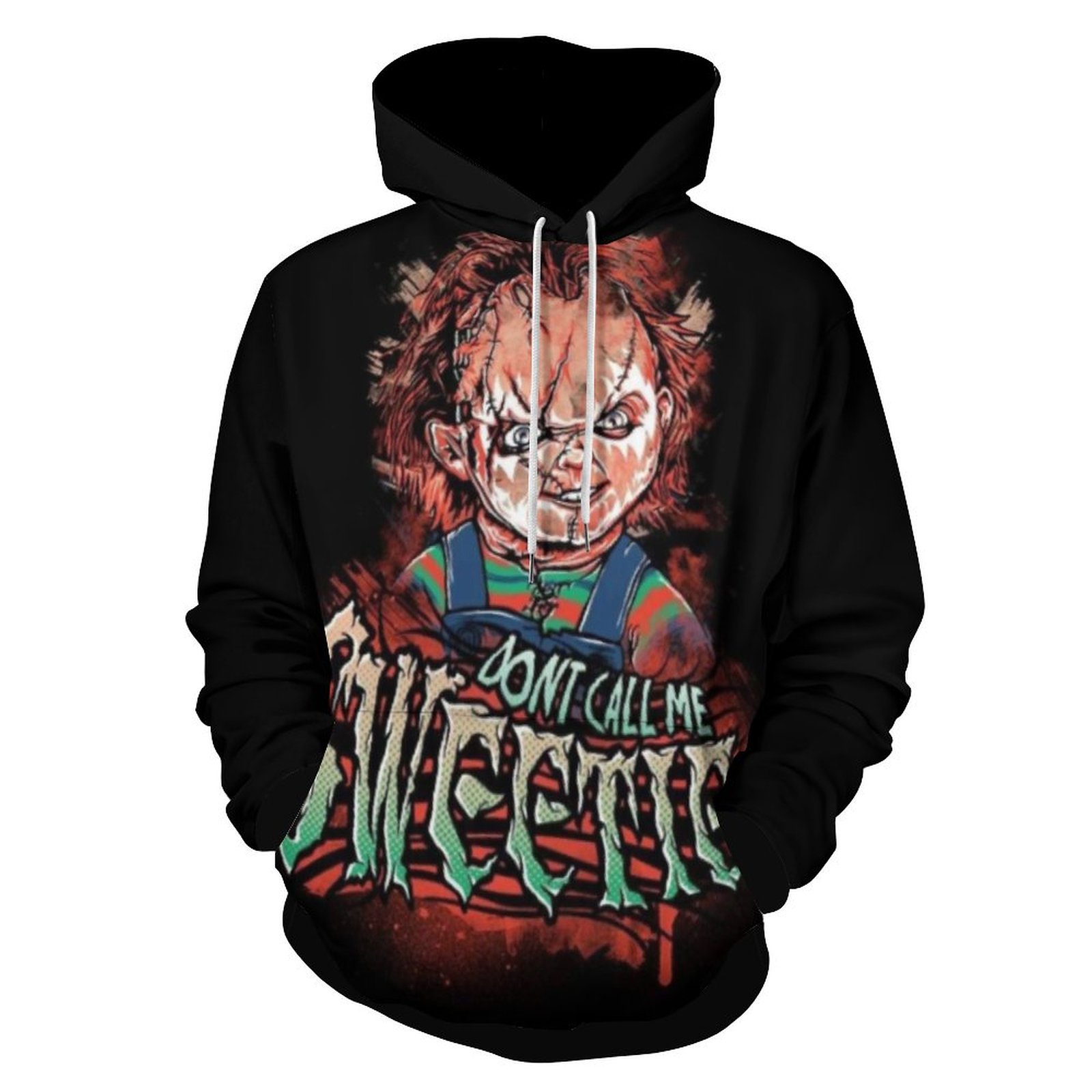 Chucky Hoodie for Men Women, Unisex 3D Print Pullover Hooded With ...