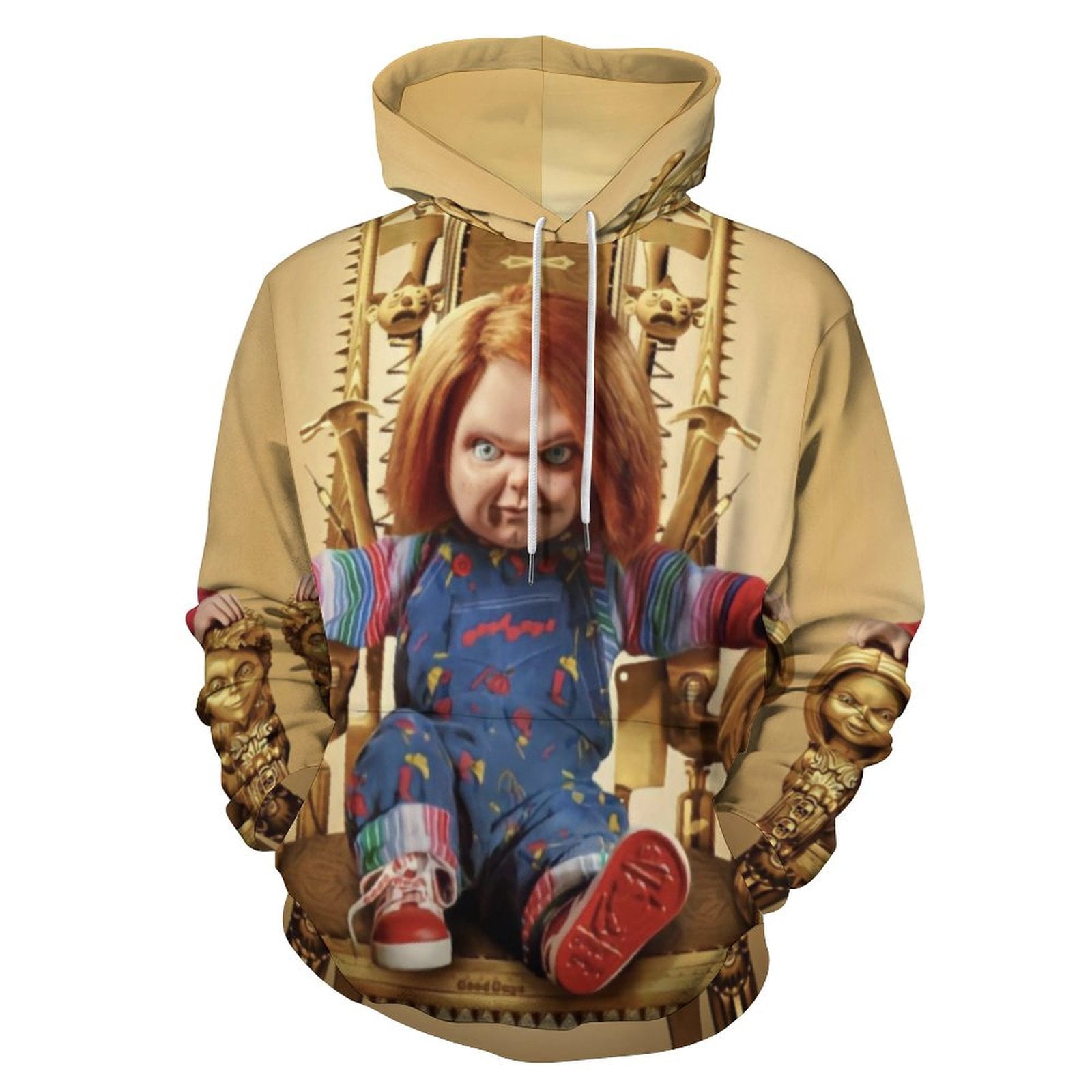 Chucky Hoodie for Men Women, Unisex 3D Print Pullover Hooded With ...