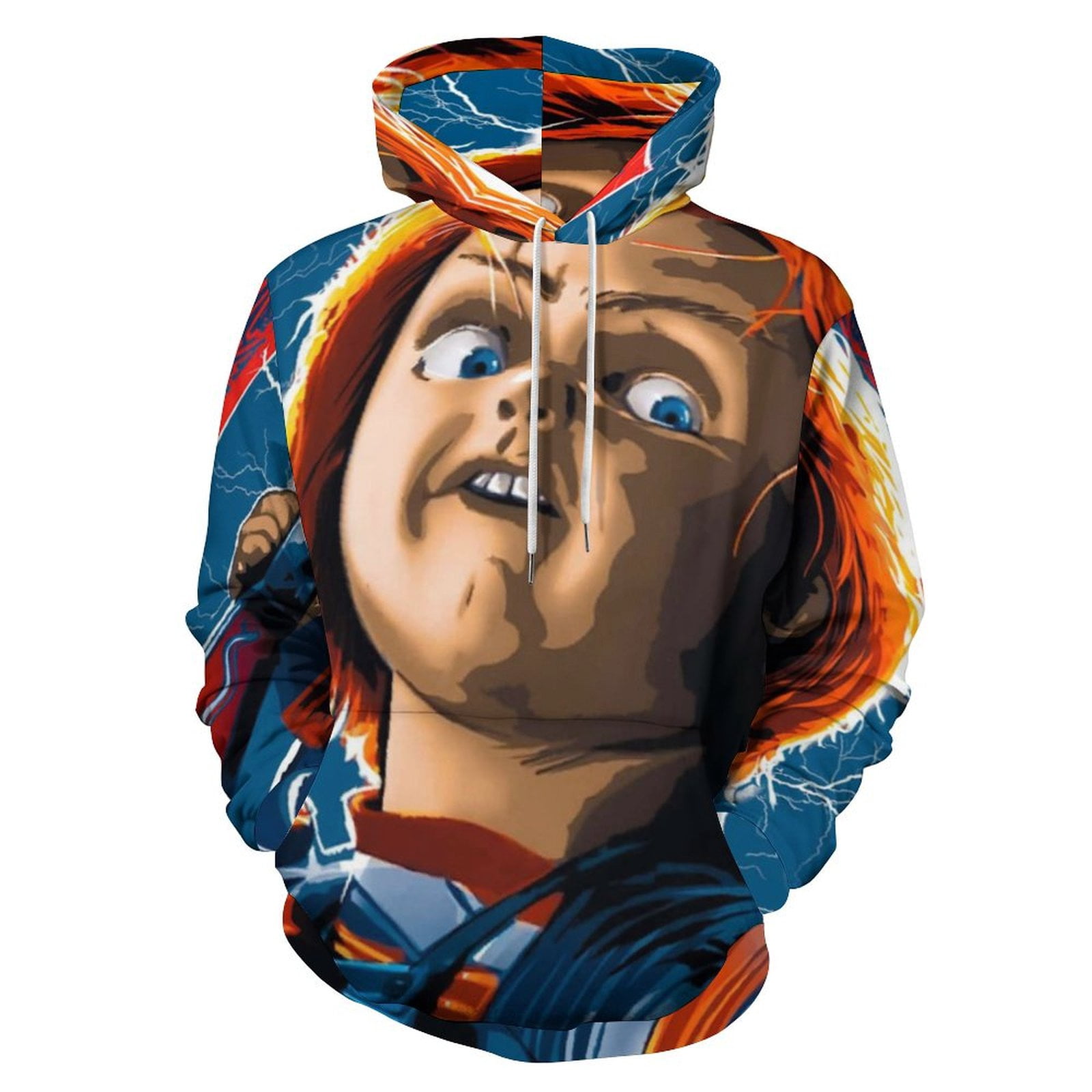 Chucky Hoodie for Men Women, Unisex 3D Print Pullover Hooded With ...