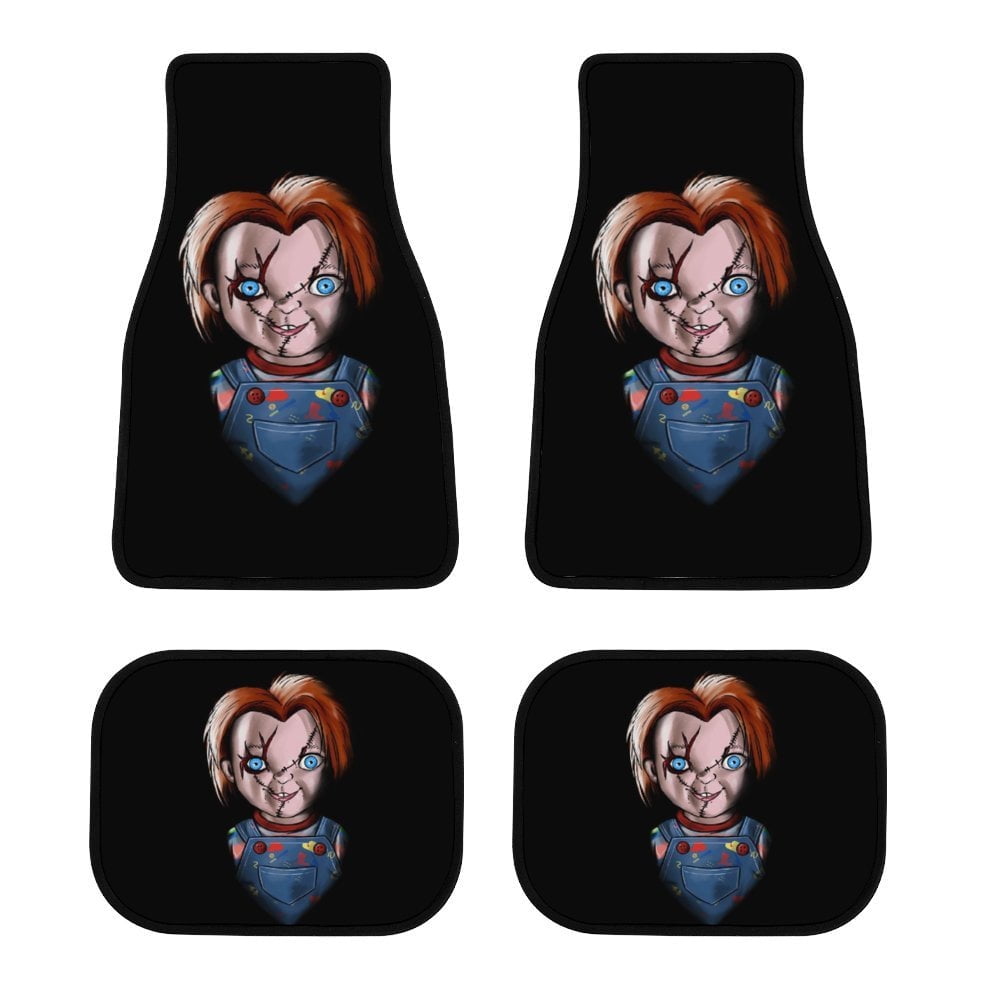 Chucky Horror Car Floor Mat Set 4-Piece Front/Rear Auto Foot Mats ...
