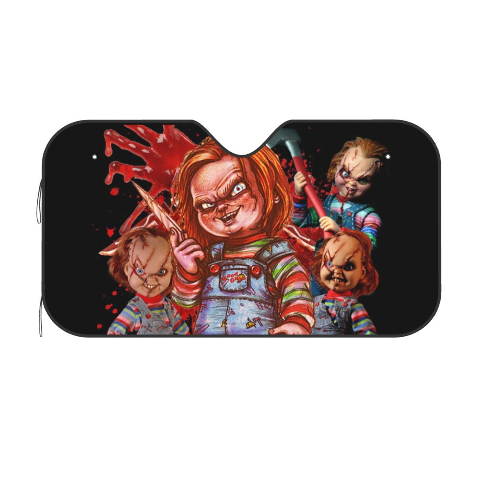 Chucky Horror Car Windshield Sunshade Blocks UV Rays&Keeps Vehicle Cool ...
