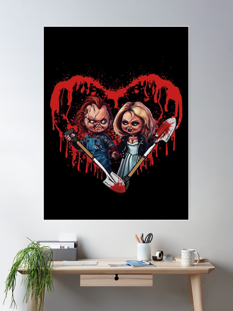 Chucky Horror Doll Poster Wall Art, Modern Wall Decor For Living Room ...