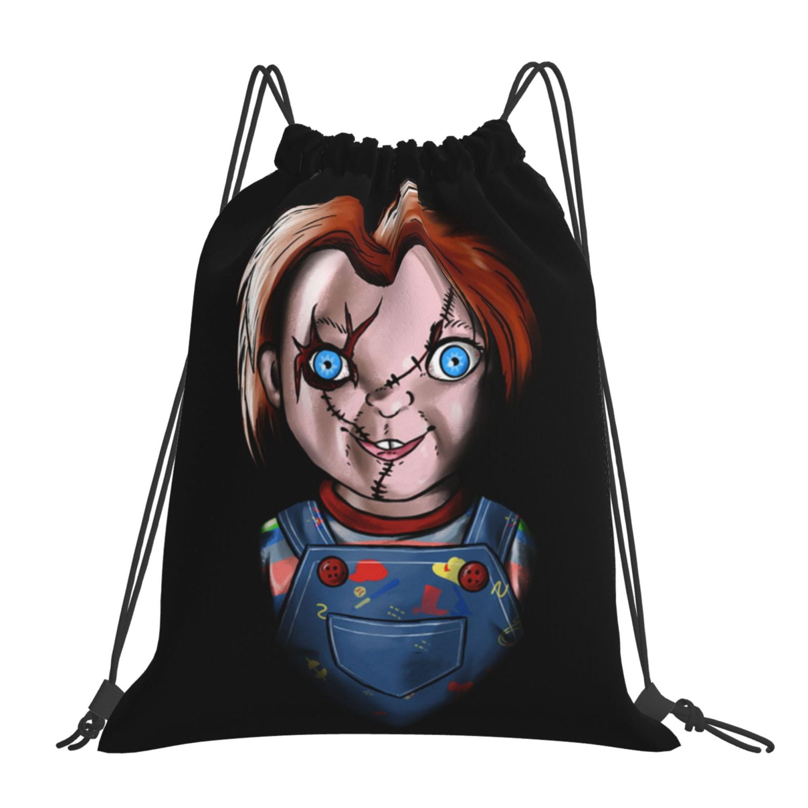 Chucky Horror Drawstring Bags Gym Sport String Bag Outdoor Portable ...
