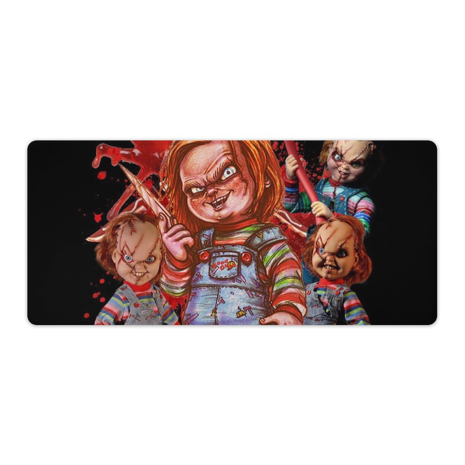 Chucky Horror Extended Gaming Mouse Pad No-sliped Large Desk Mat ...