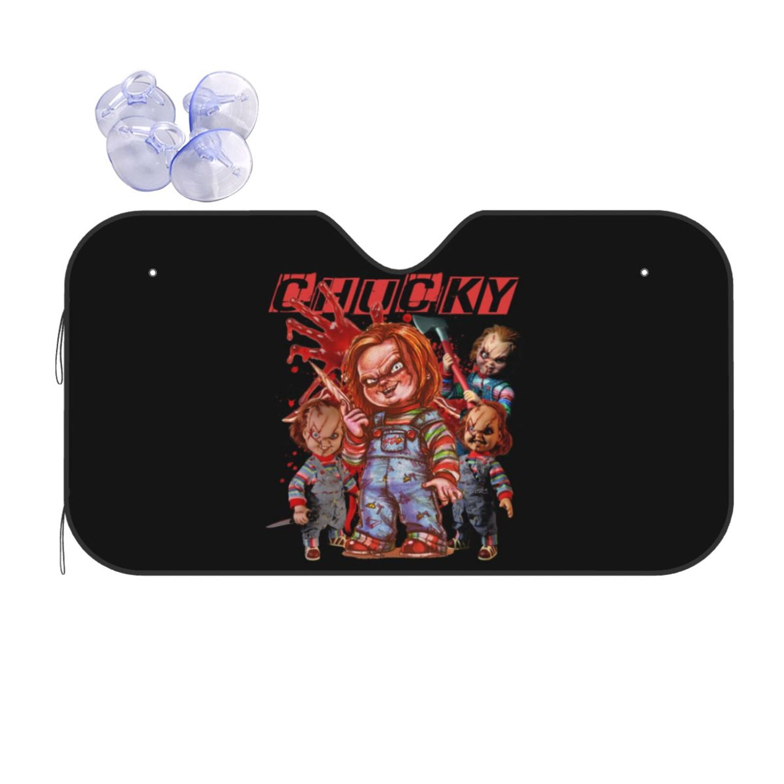 Chucky Horror Foldable Car Windshield Sunshade Automotive Front Window ...