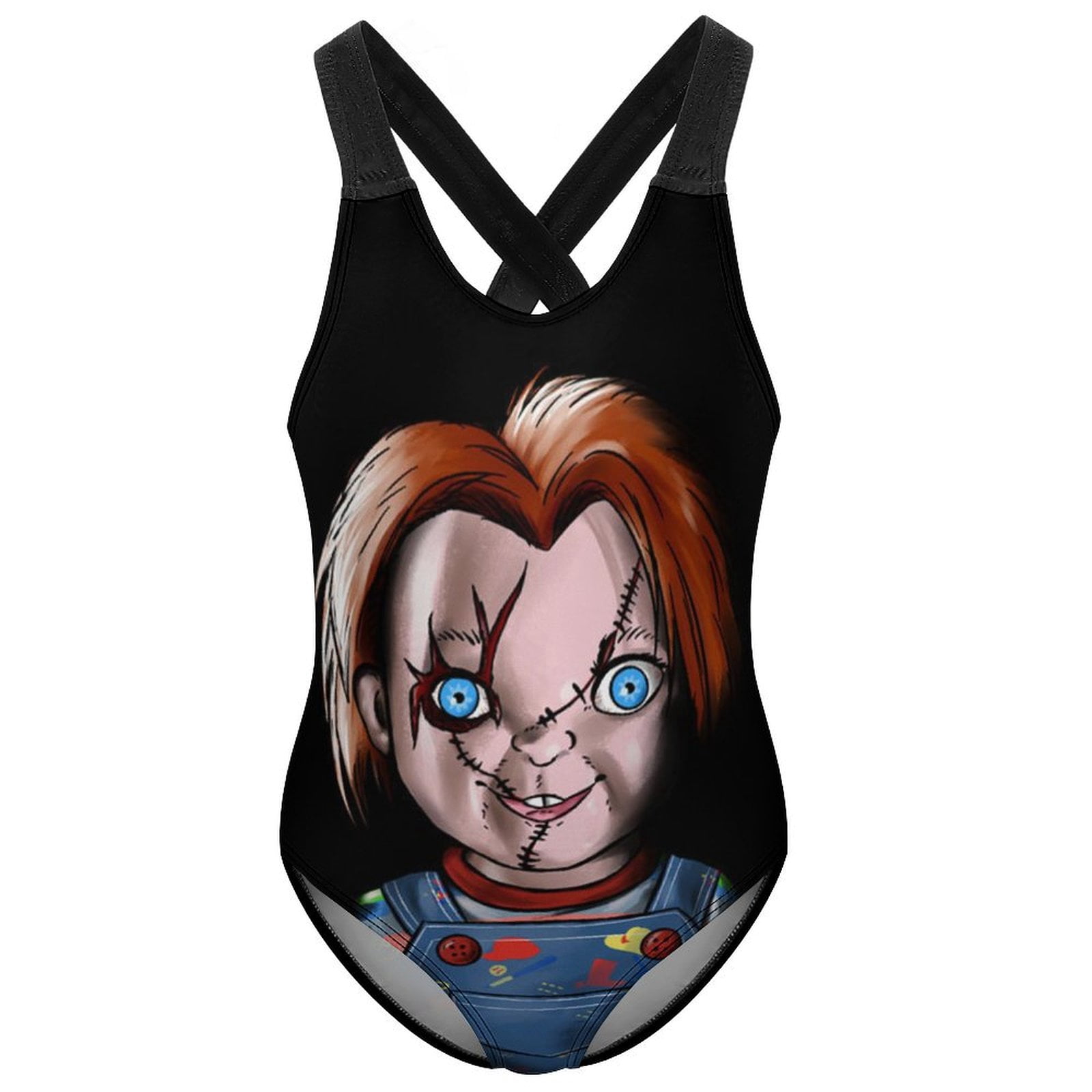 Chucky Horror Girl's One-piece Swimsuit Summer Children's Beach ...