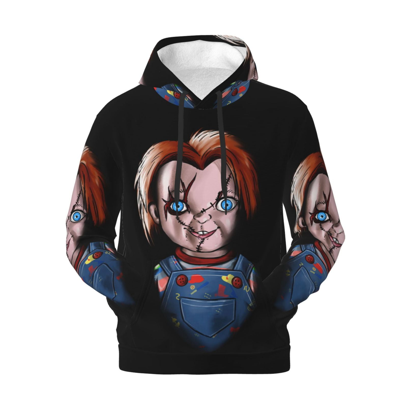 Chucky Horror Men's Sweatshirt Hoodies Soft Plush Fleece Pullover ...
