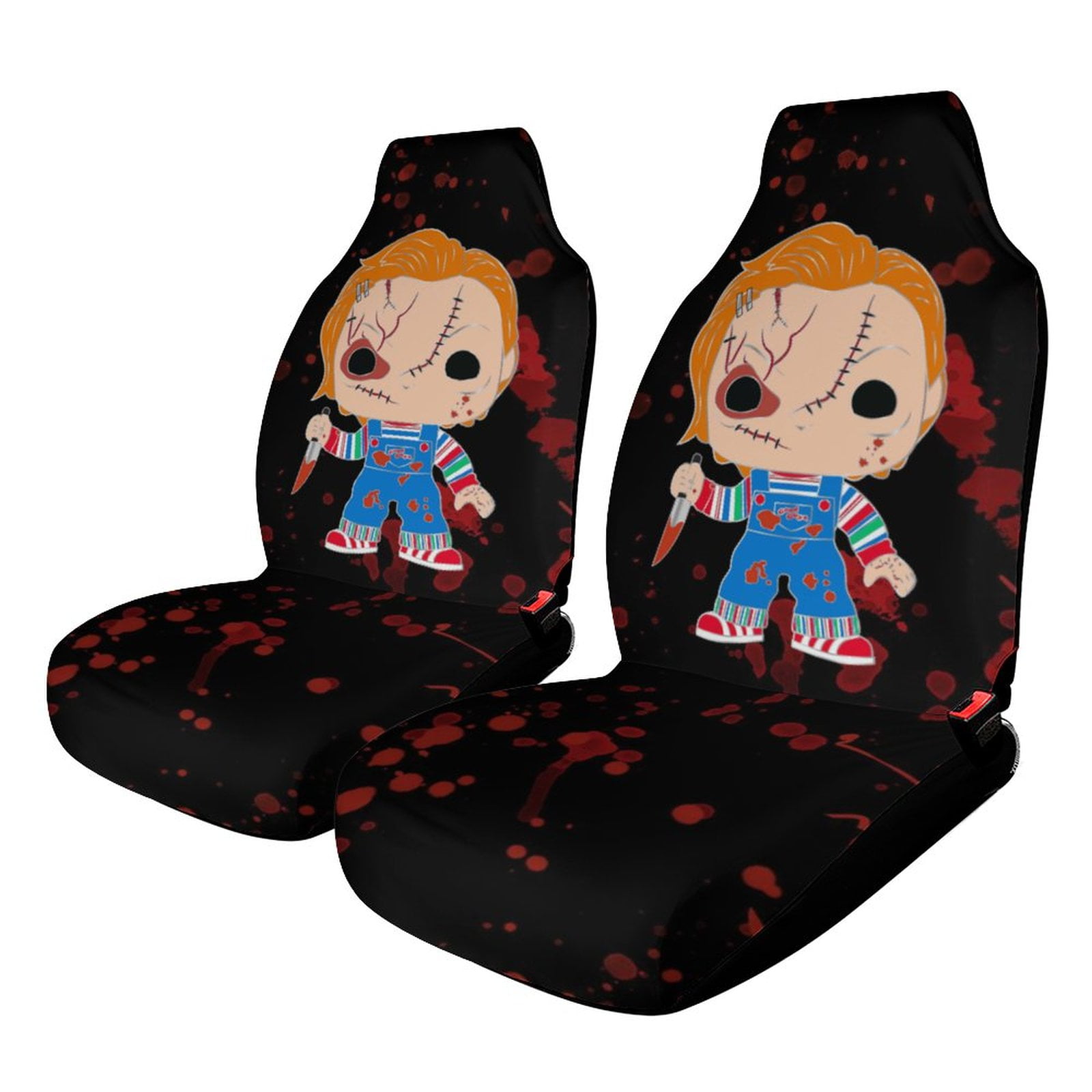 Chucky Horror Movie Car Seat Covers Nonslip Elastic Front Seat ...