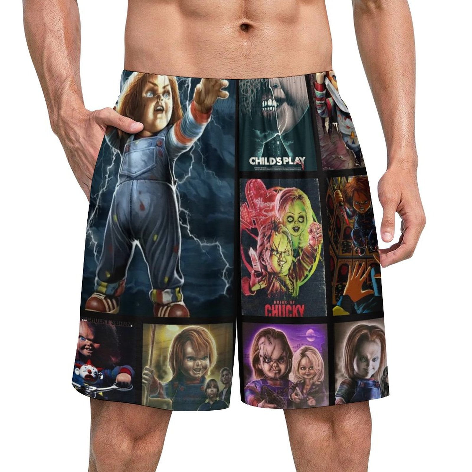Chucky Horror Movie Child's Play Pajama Pants For Men Lounge Shorts ...