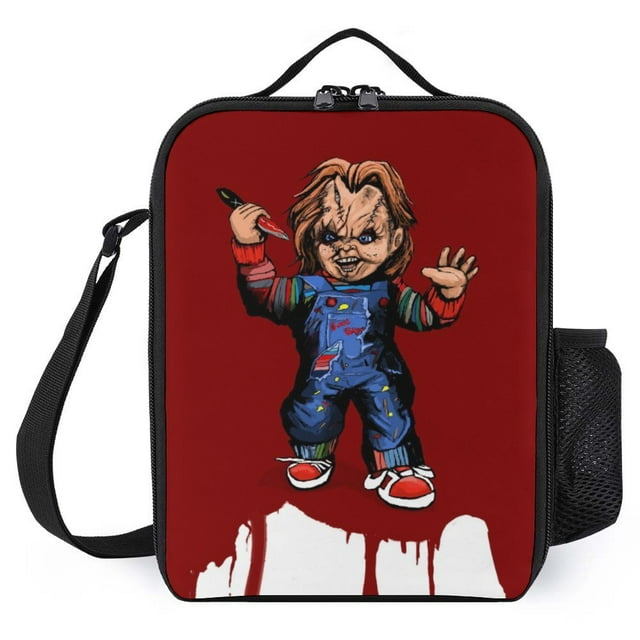 Chucky Horror Movie Lunch Bags Shoulder Bag Reusable Lunch-Box Portable ...