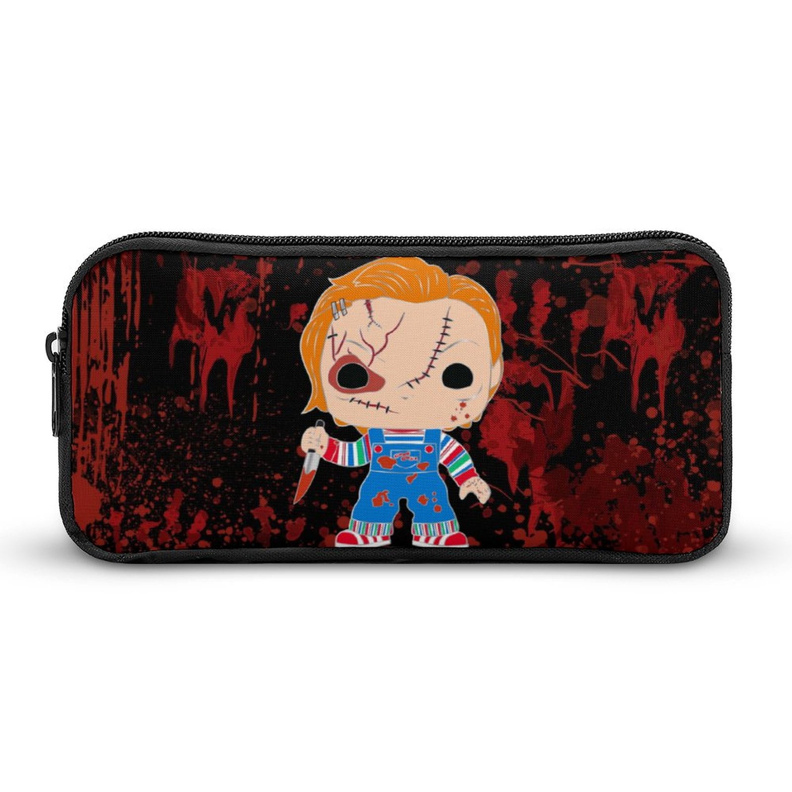 Chucky Horror Movie Pencil Case Portable Pencil Bag Zipper Cosmetic Bag ...