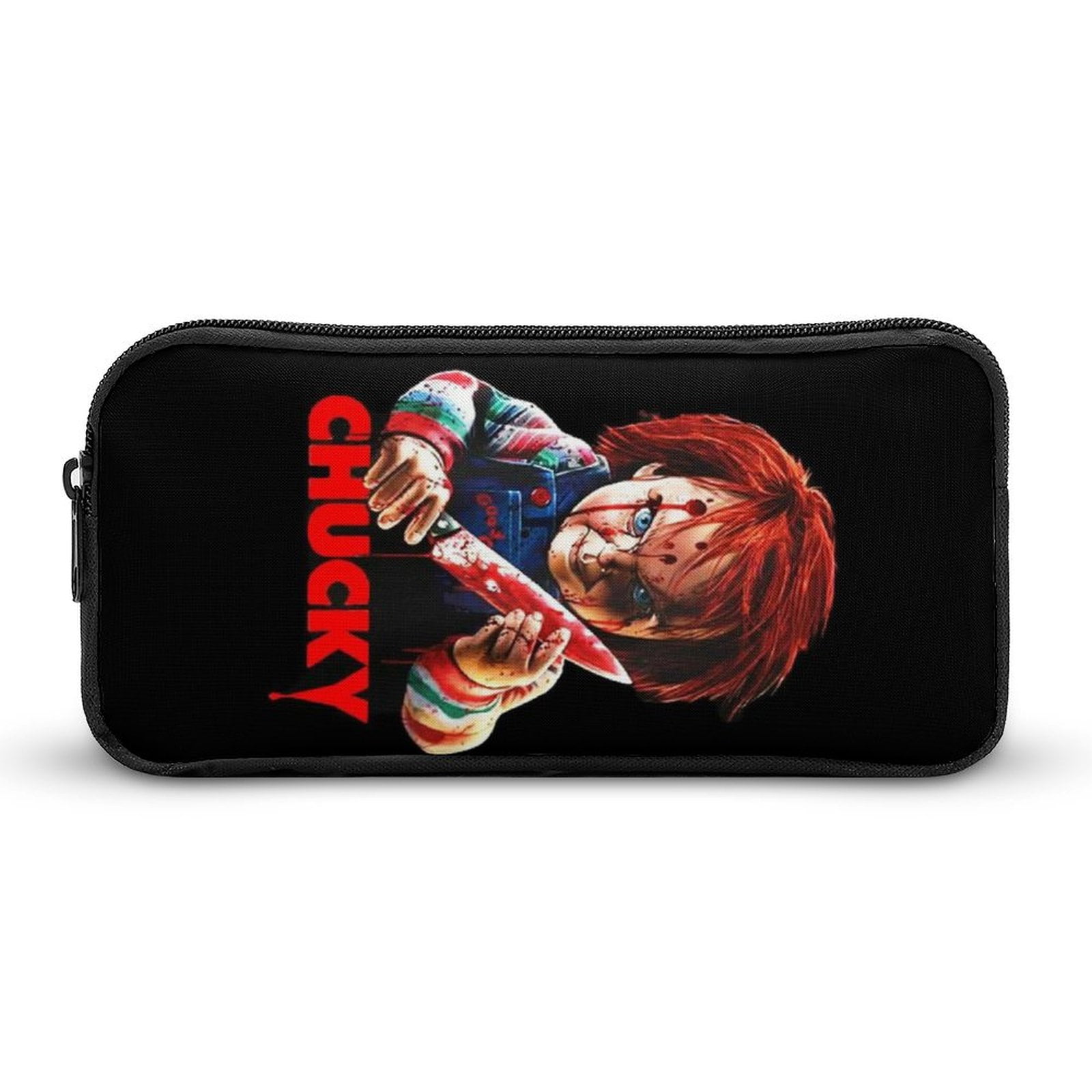 Chucky Horror Movie Pencil Case Portable Pencil Bag Zipper Cosmetic Bag ...