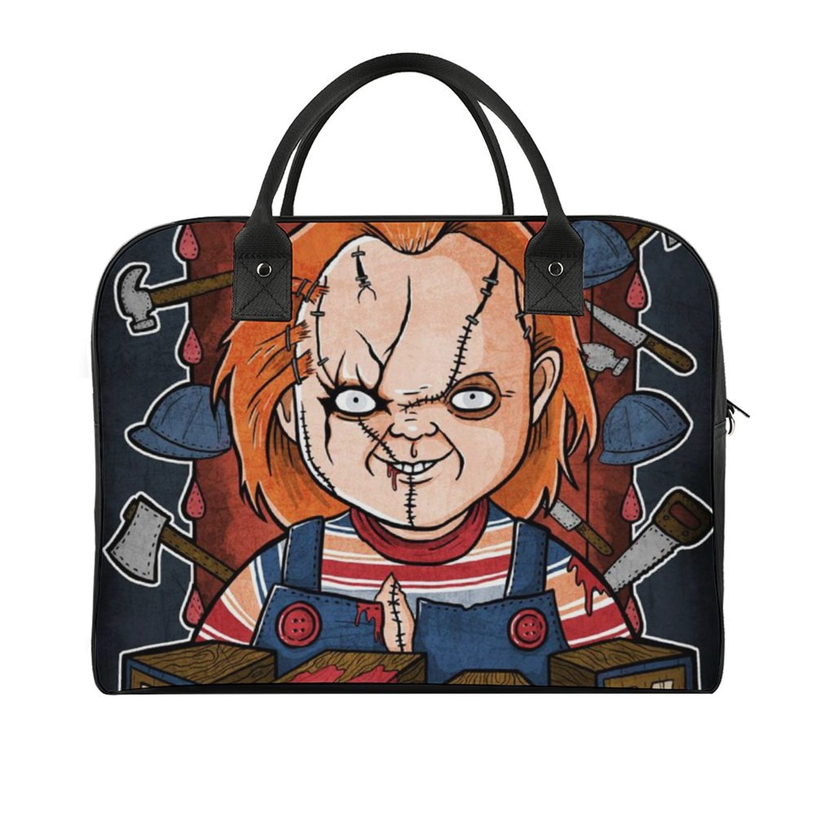 Chucky Horror Movie Travel Tote Bag with Detachable Strap Lightweight ...