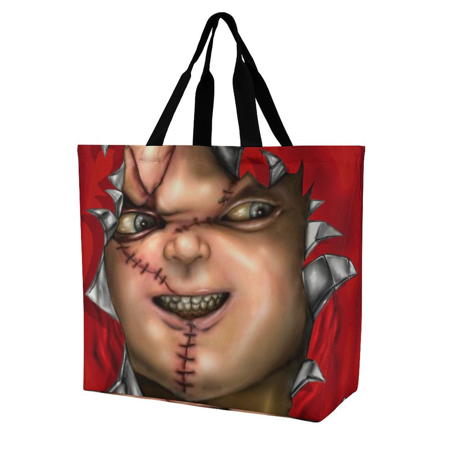 Chucky Horror Movie Women Tote Bags Lightweight One Shoulder Shopping ...