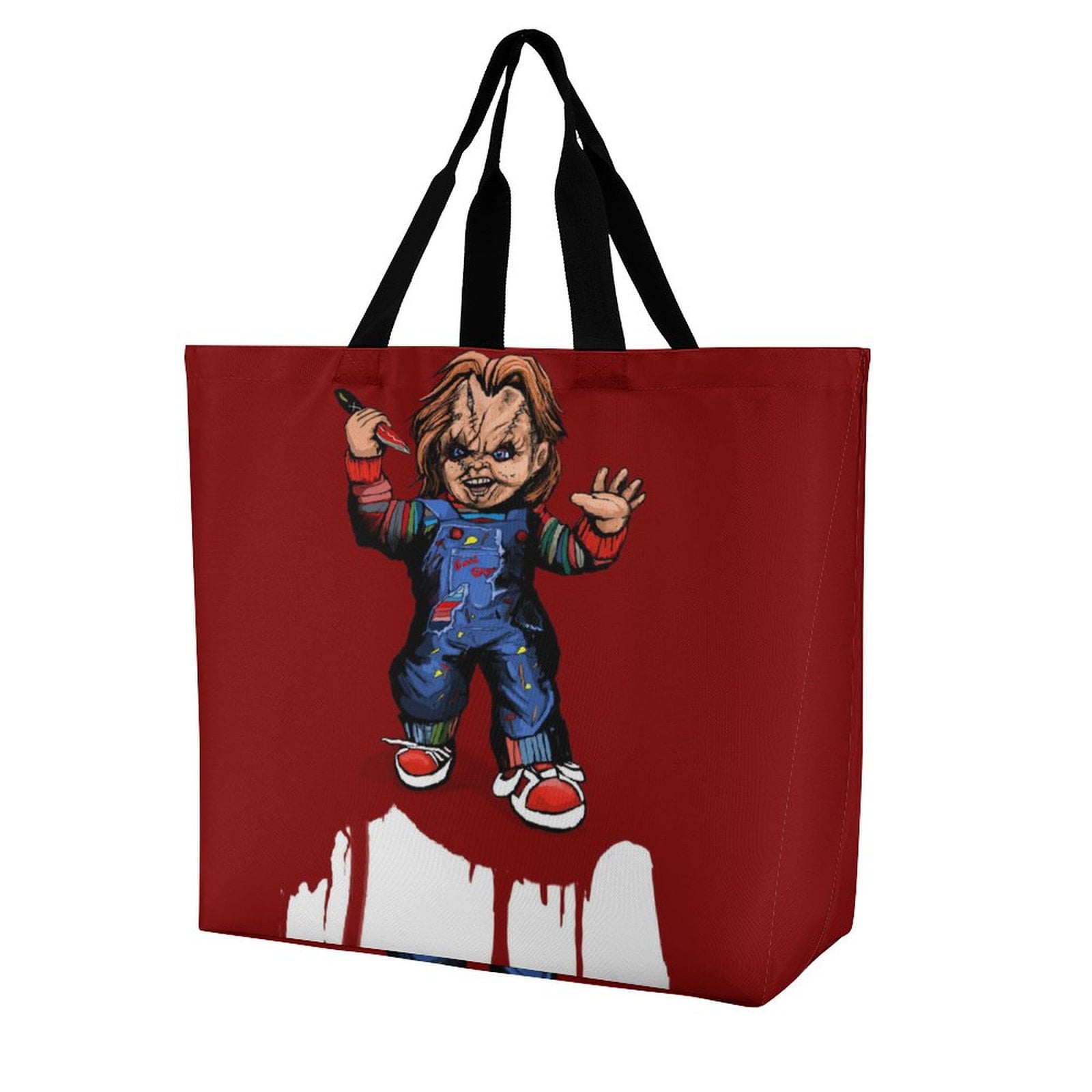 Chucky Horror Movie Women Tote Bags Lightweight One Shoulder Shopping ...