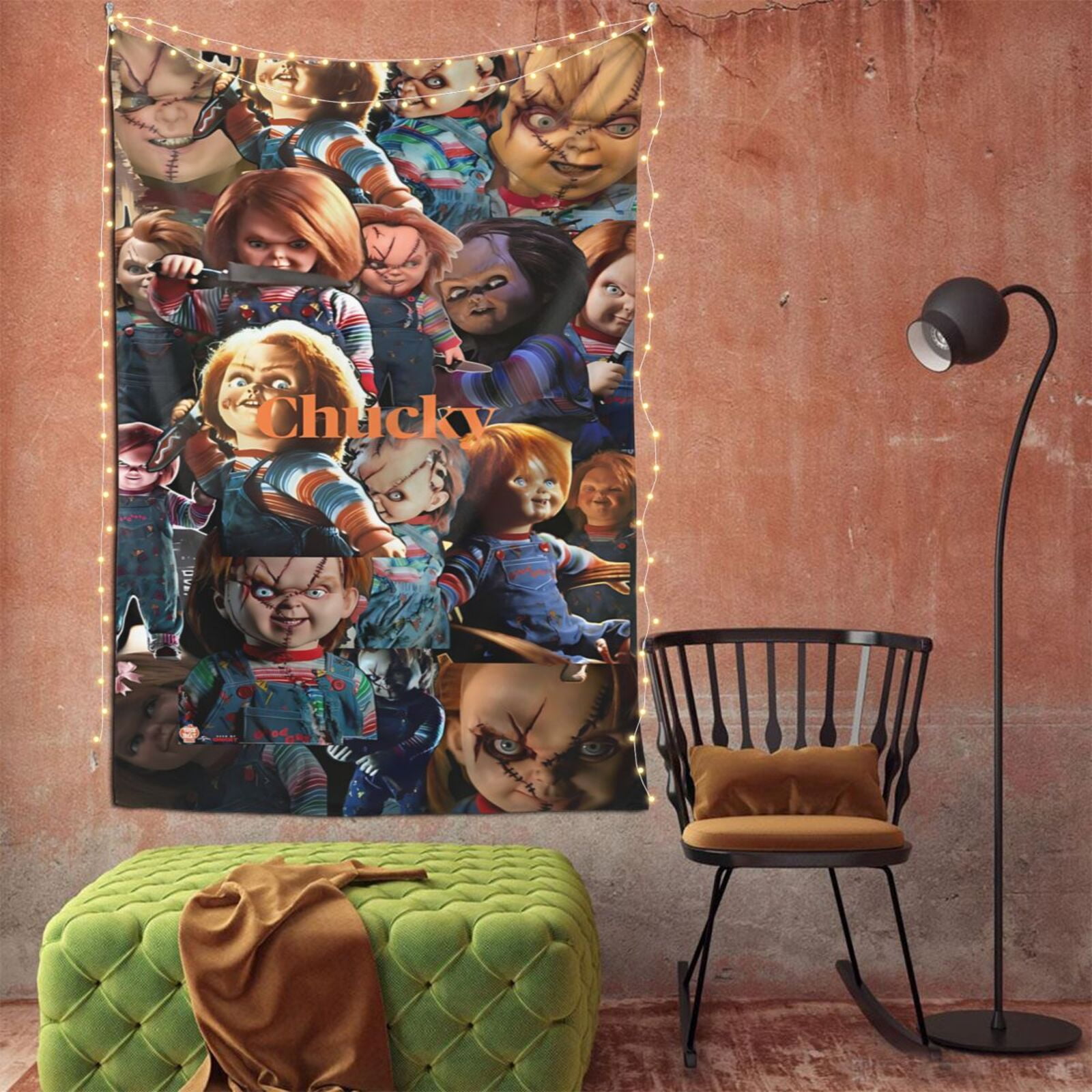 Chucky Horror Posters Horror Movie Tapestry Decorations, Chucky Decor ...