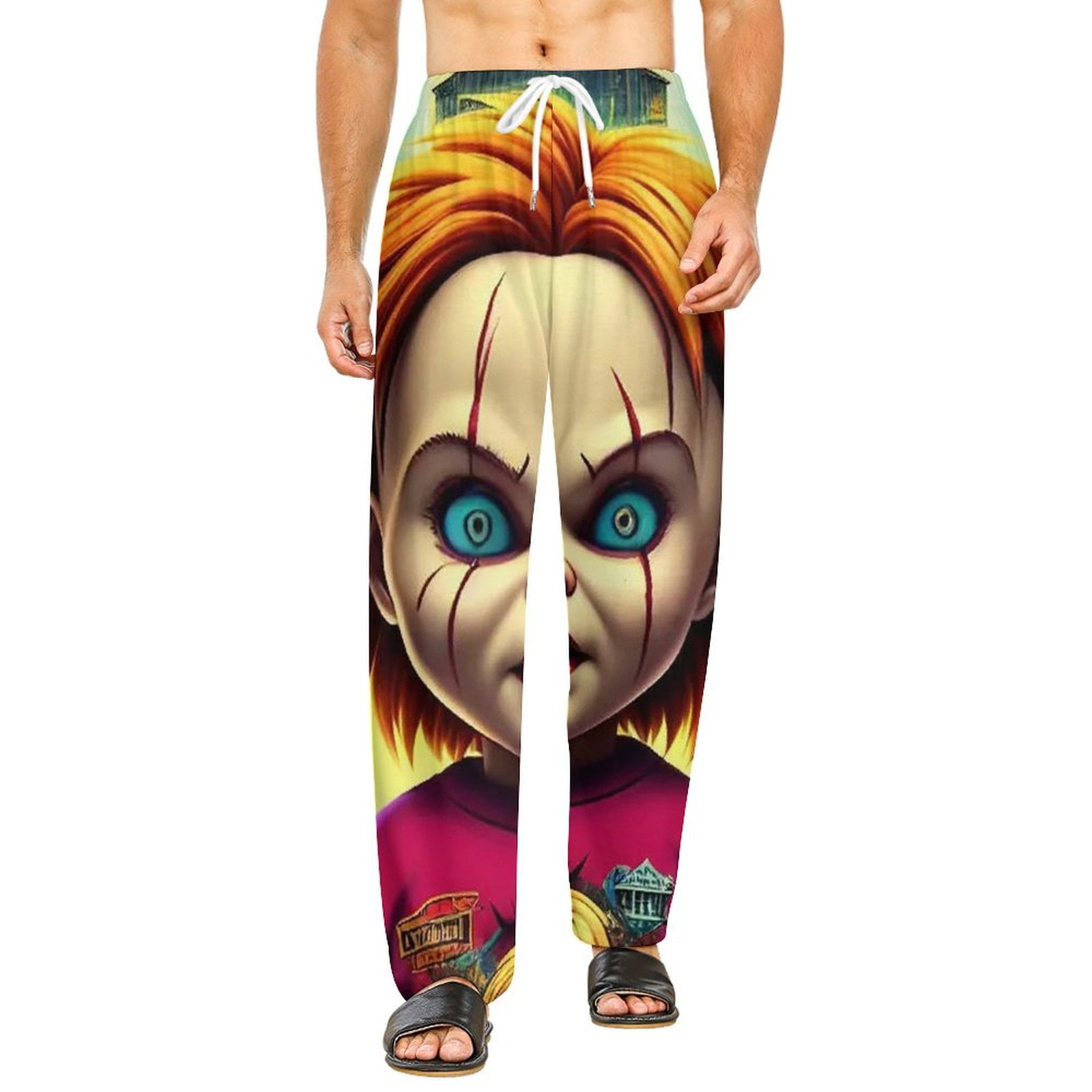 Chucky Horror Unisex Pajama Pants Bottoms Daily Cozy Soft Lounge Sleep ...