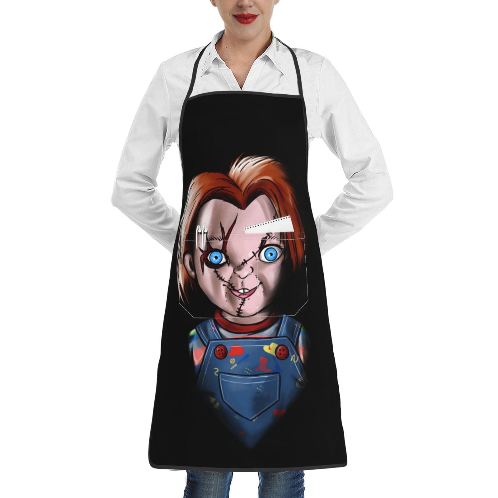 Chucky Horror Waterproof Apron Home Decor Kitchen Fashion Apron For ...