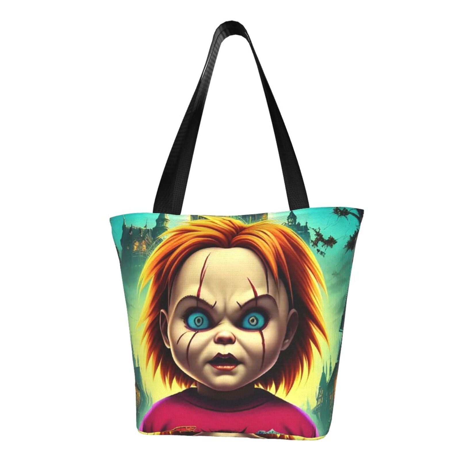 Chucky Horror Women's Tote Bag Large Capacity Shoulder Handbag For ...