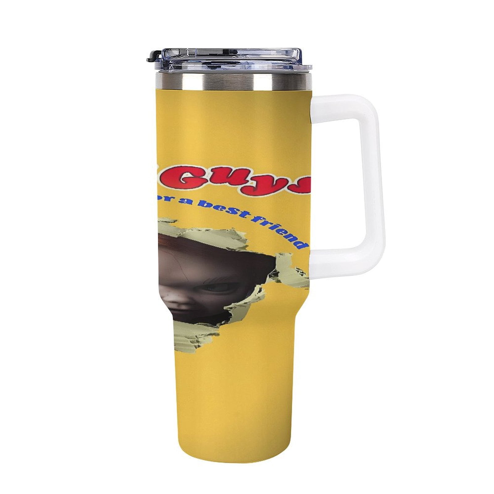 Chucky Large Capacity Car Cup, 40oz Stainless Steel Travel Mug With ...