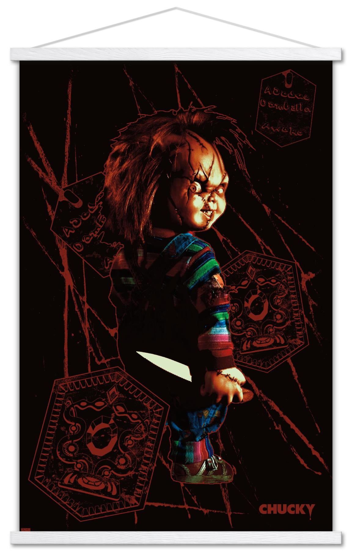 Chucky: Let's Be Friends - Knife Wall Poster with Magnetic Frame, 22. ...