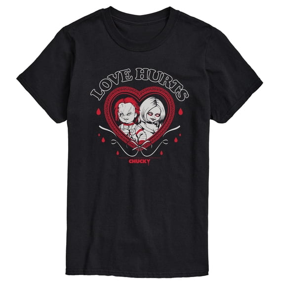 Chucky - Love Hurts - Men's Short Sleeve Graphic T-Shirt - Walmart.com