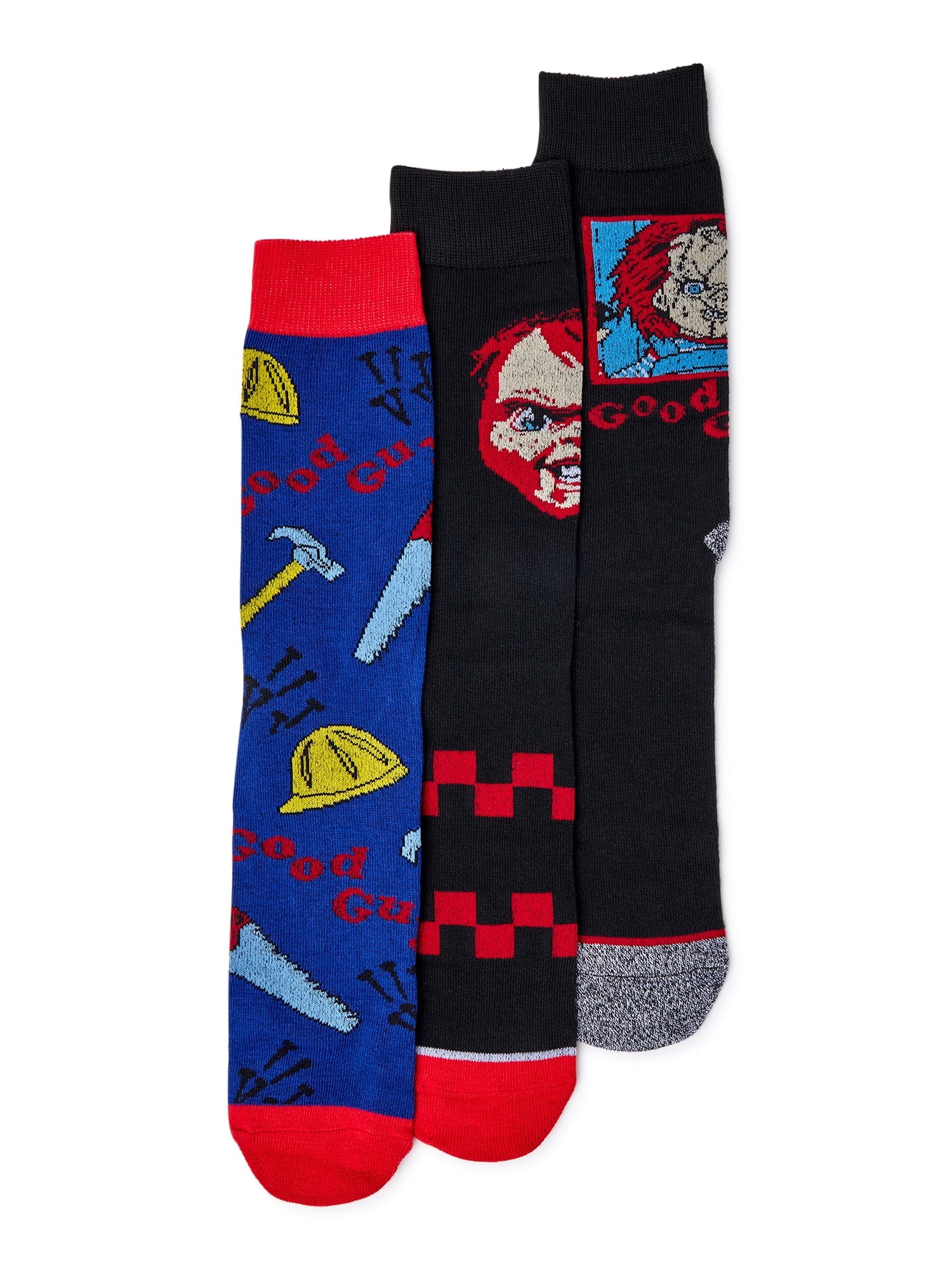 Chucky Men's Socks, 3-Pack - Walmart.com