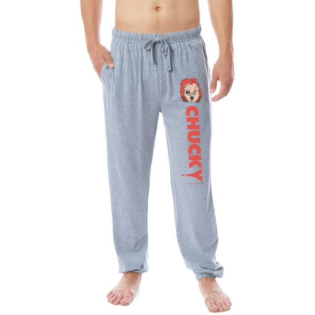 Chucky Mens' Movie Film Dollhead Sleep Jogger Pajama Pants For Adults ...