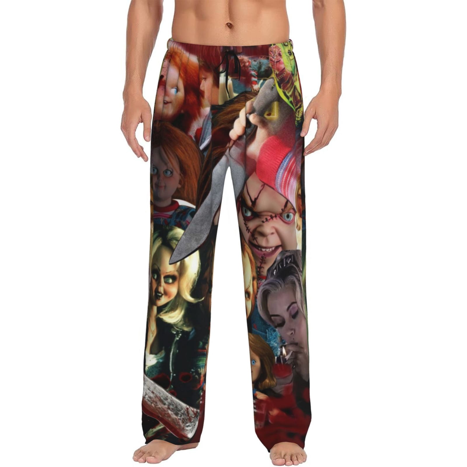Chucky Mens Pajama Pants Ultra Soft Comfy Lounge Sleep Pants Print ...