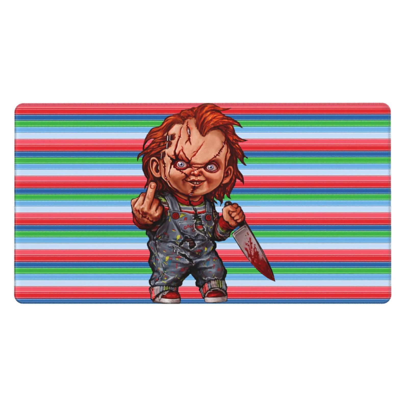 Chucky Mouse Pad 16x29.5 Inch Computer Keyboard Mouse Pad Waterproof ...
