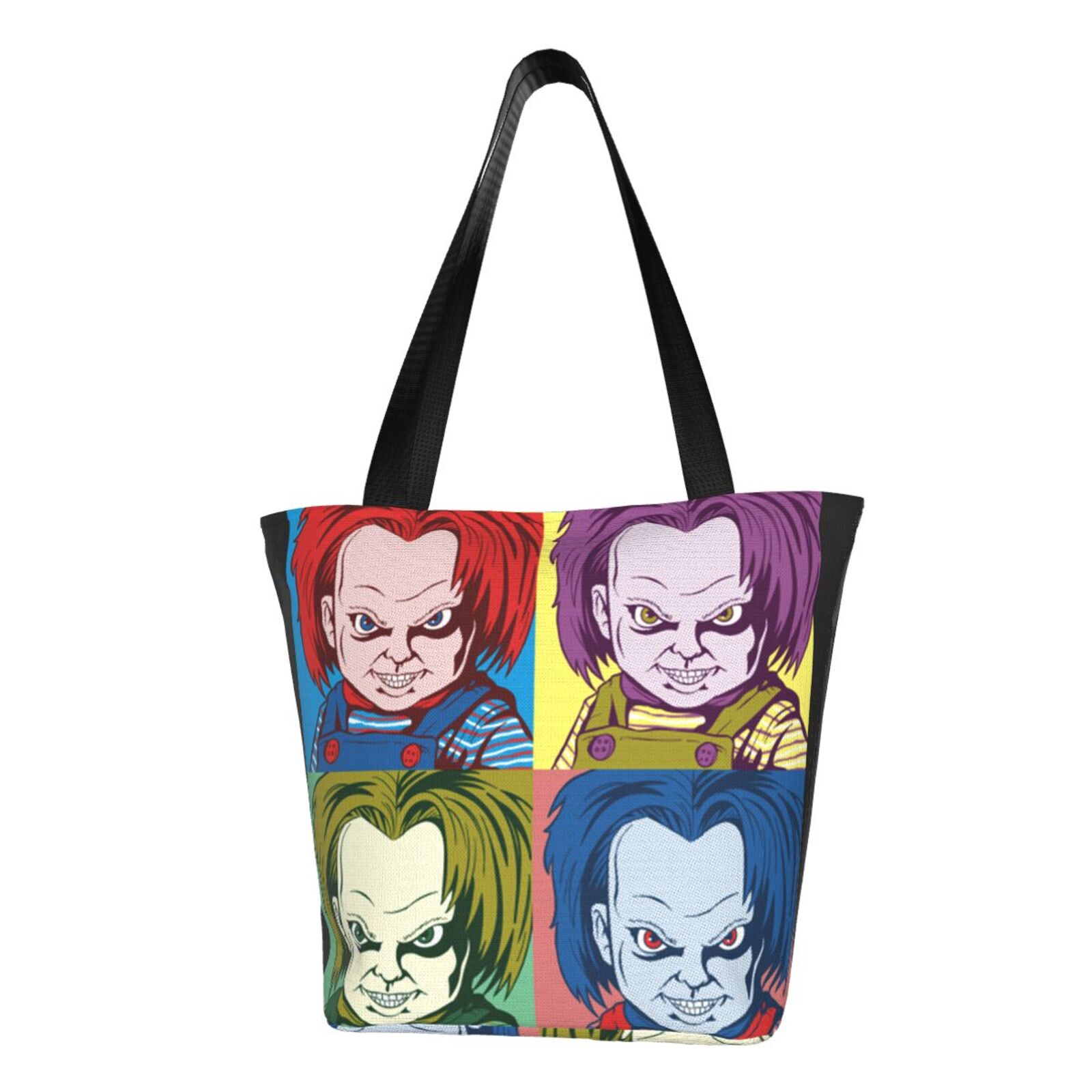 Chucky Movie Scary Women's Tote Bag Large Capacity Shoulder Handbag For ...
