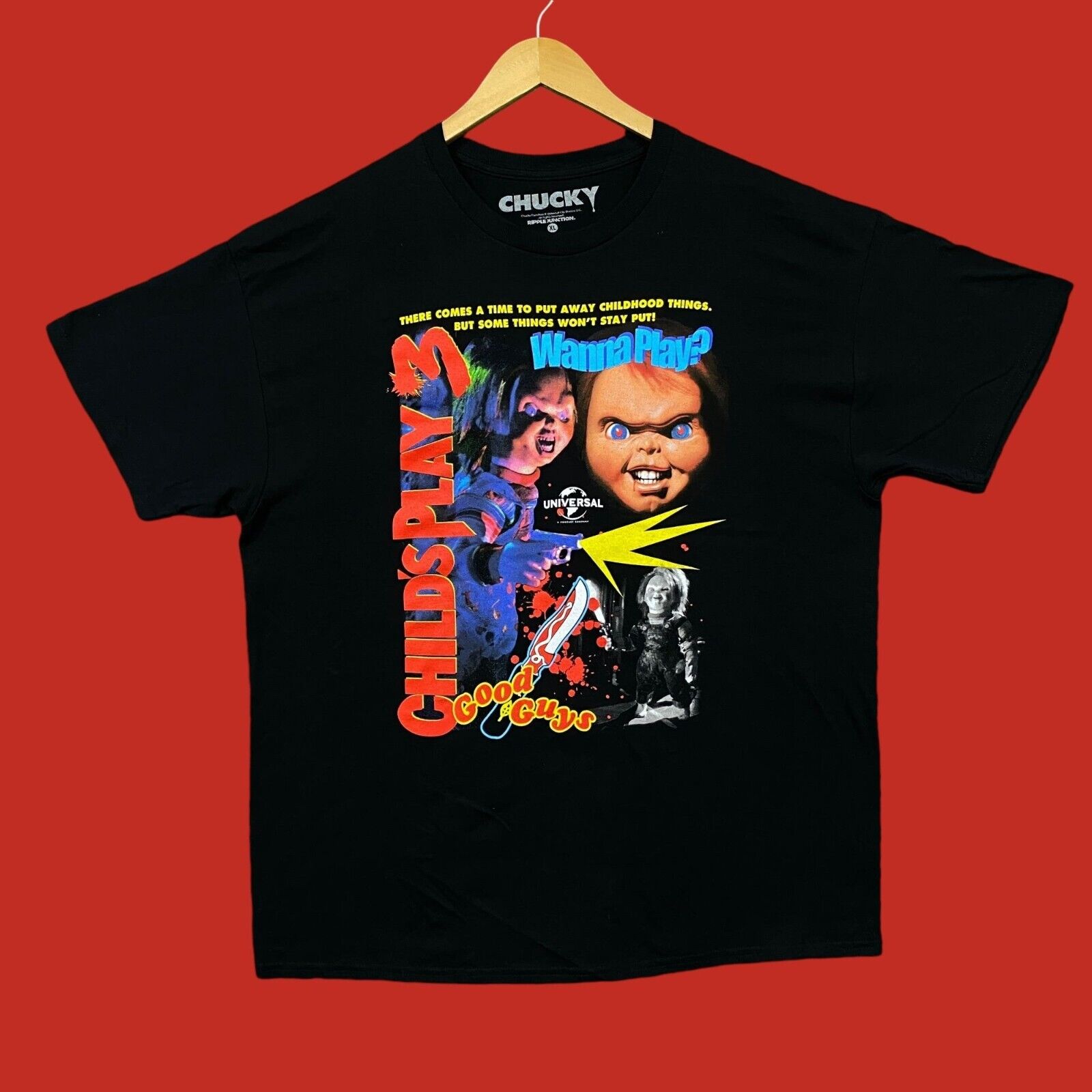 Chucky Neon collage Tshirt size extra large - Walmart.com