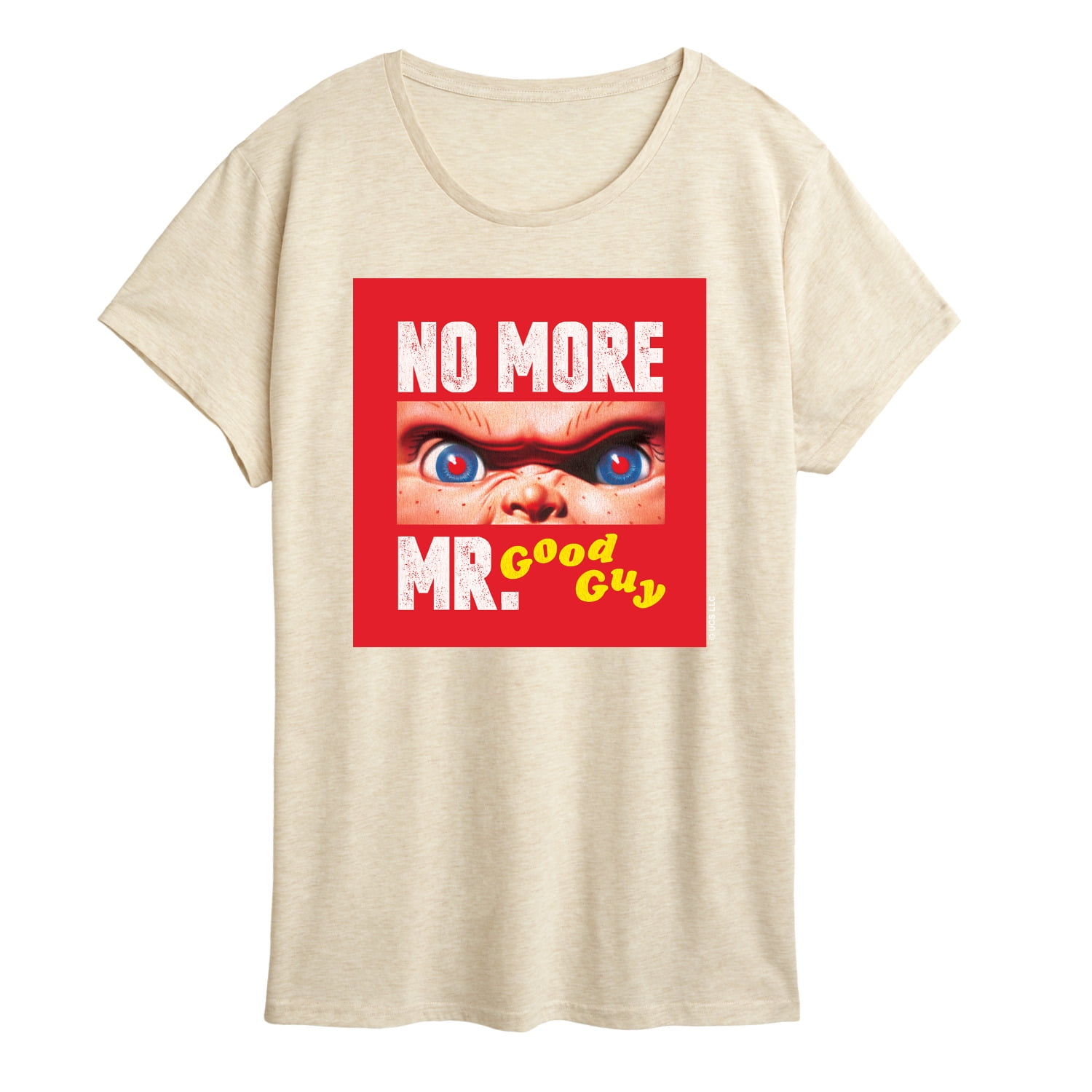 Chucky - No More Mr Good Guy - Womens Short Sleeve Graphic T-Shirt ...