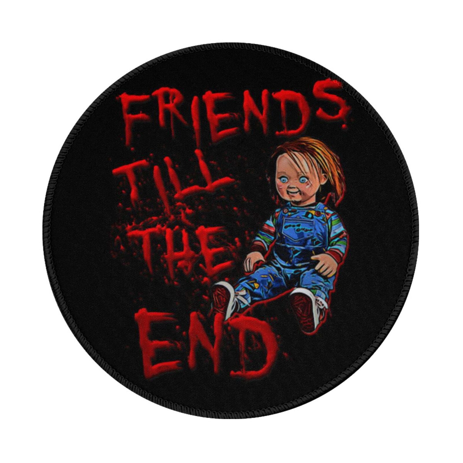 Chucky Non-Slip Rubber Base Mouse Mat 8 Inch Round Mouse Pad With ...