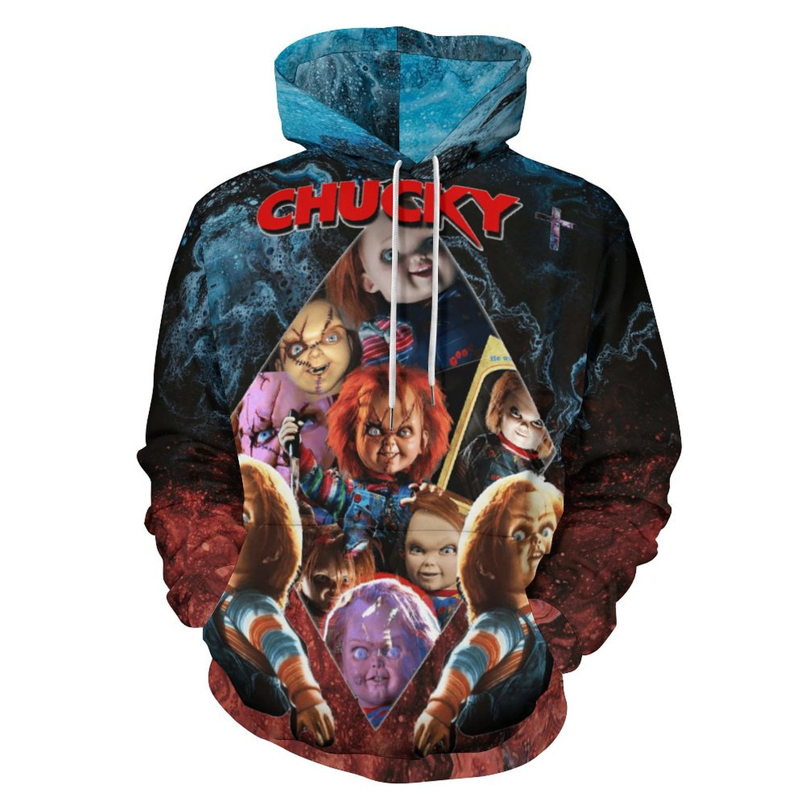 Chucky Novelty Hoodies Teen Adult Pullover Sweatshirt Casual Long ...
