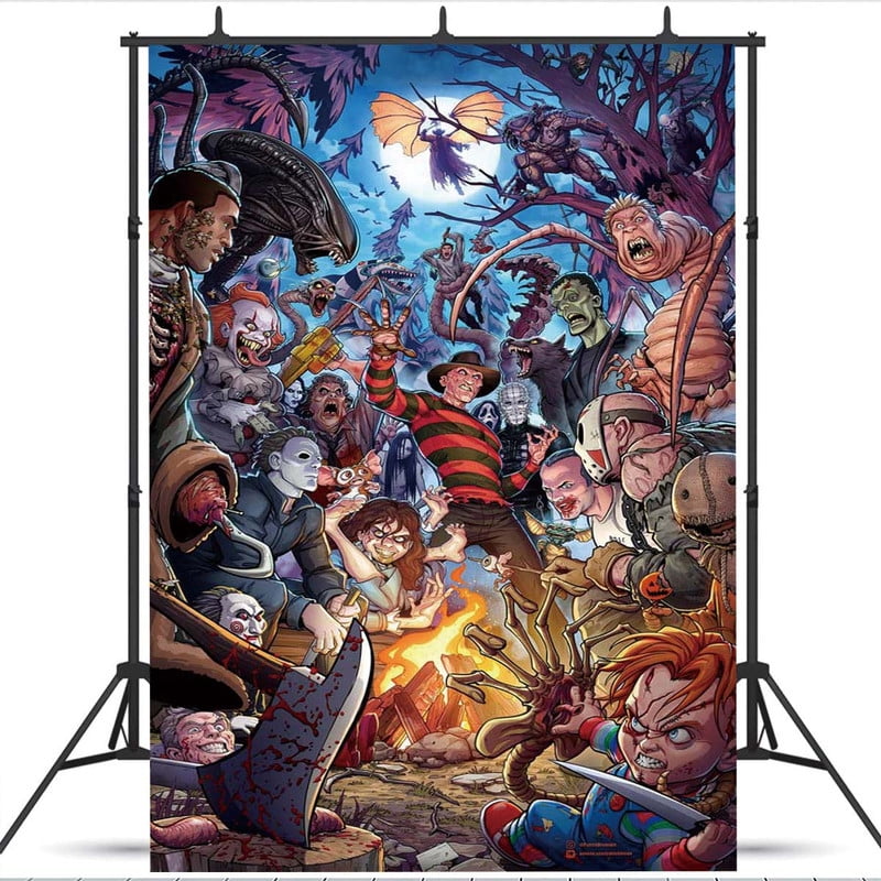 Chucky Party Supplies Backdrop Banner Poster Birthday Decorations ...