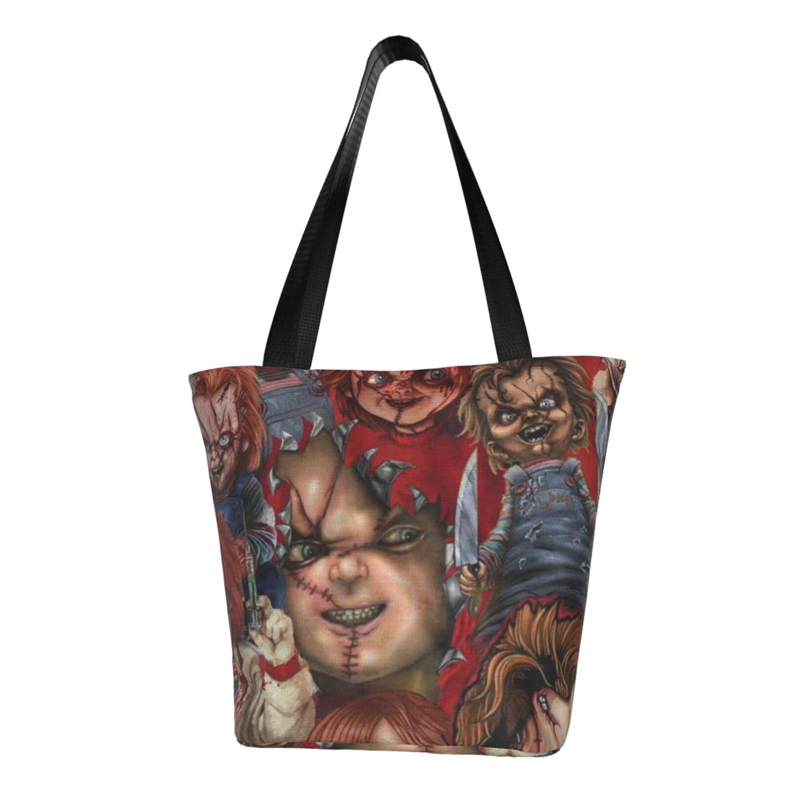 Chucky Pattern Women's Tote Bag Large Capacity Shoulder Handbag For ...